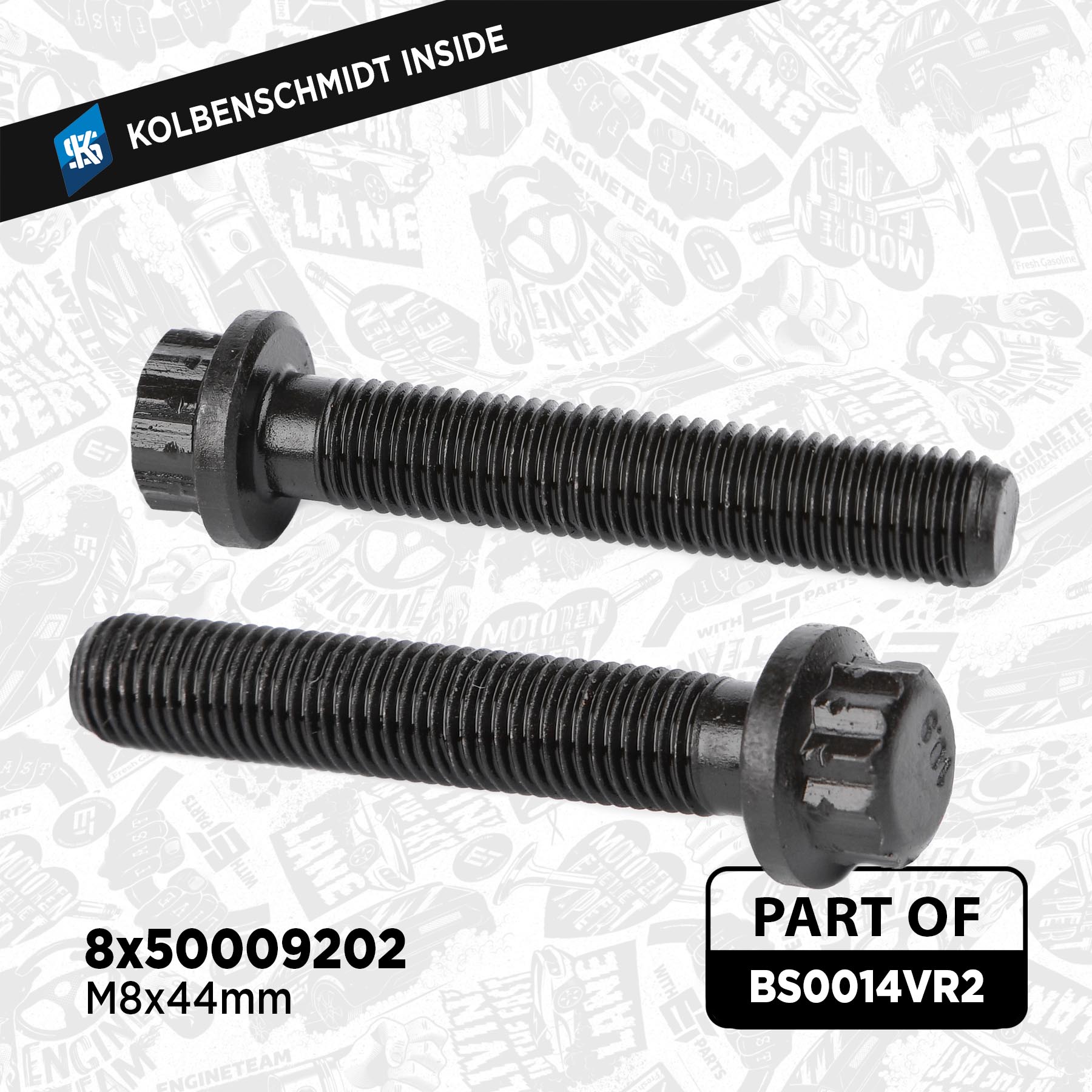 Connecting Rod Bolt 8 pcs - BS0014VR2 ET ENGINETEAM - 045105425 ...