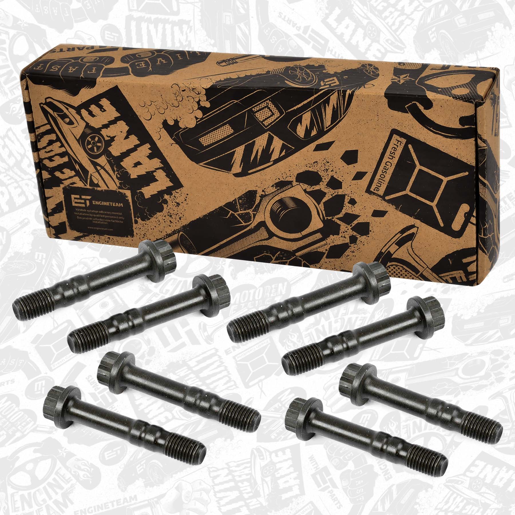 Connecting Rod Bolt 8 pcs - BS0019VR3 ET ENGINETEAM - 028105425C ...