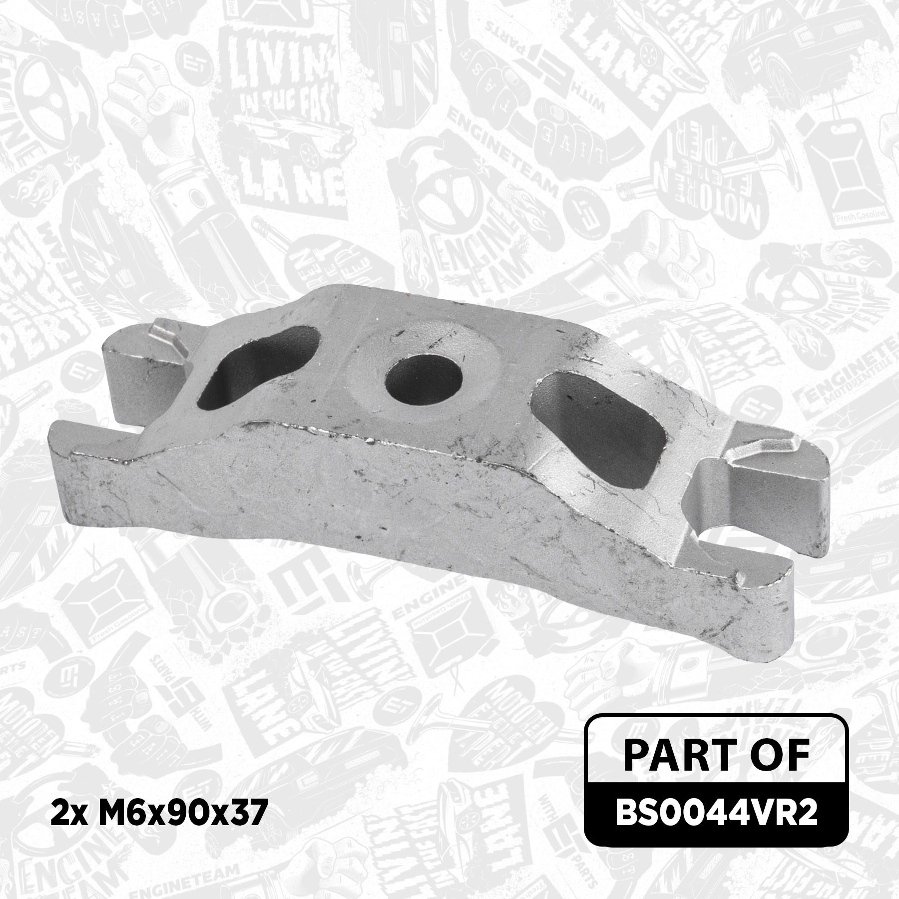 Injector clamp bolt 2 pcs + holder 2 pcs - BS0044VR2 ET ENGINETEAM ...