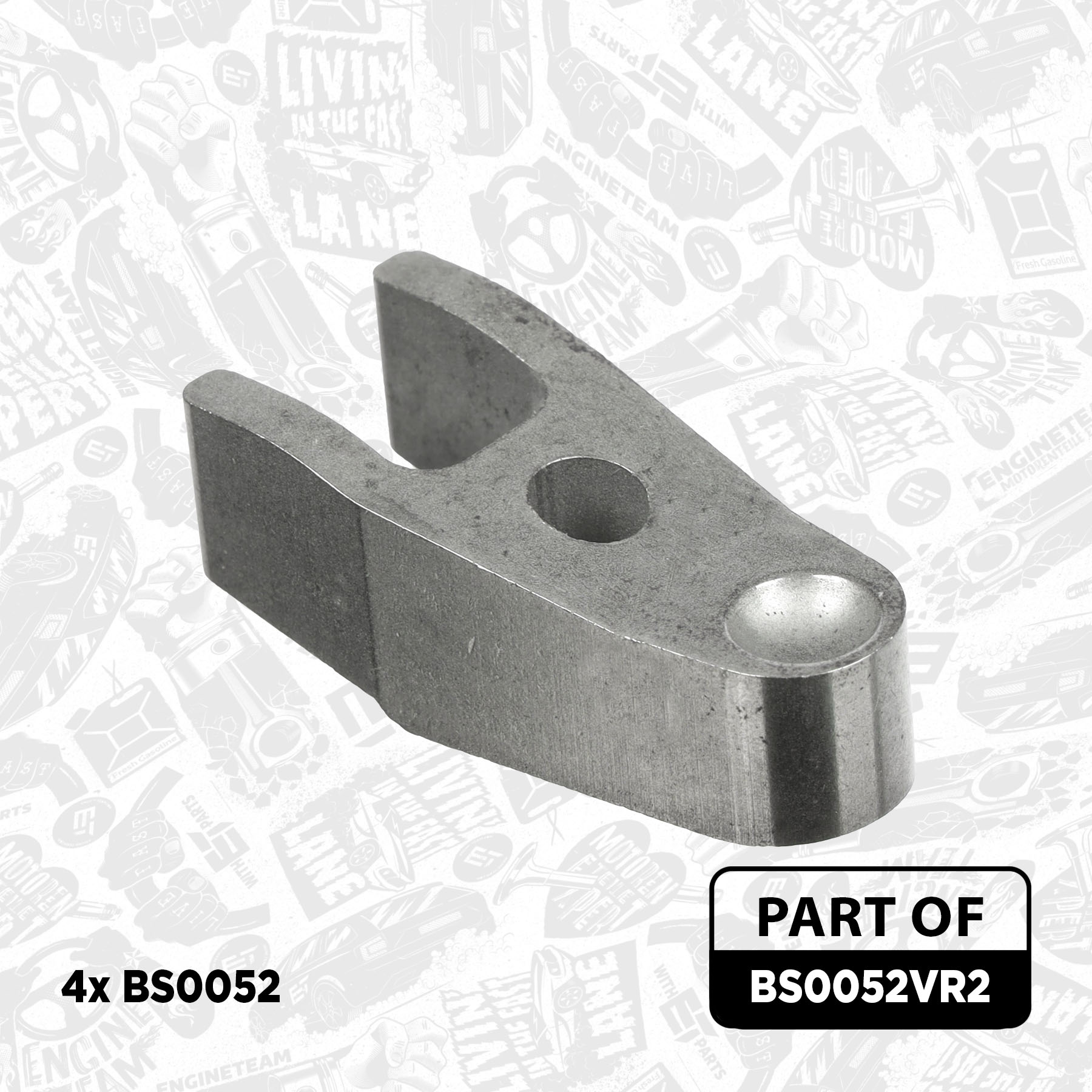 Injector clamp bolt 4 pcs + holder 4 pcs - BS0052VR2 ET ENGINETEAM ...