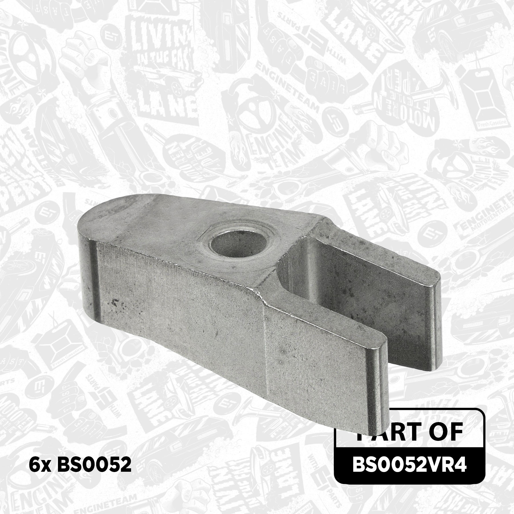 Injector clamp bolt 6 pcs + holder 6 pcs - BS0052VR4 ET ENGINETEAM ...