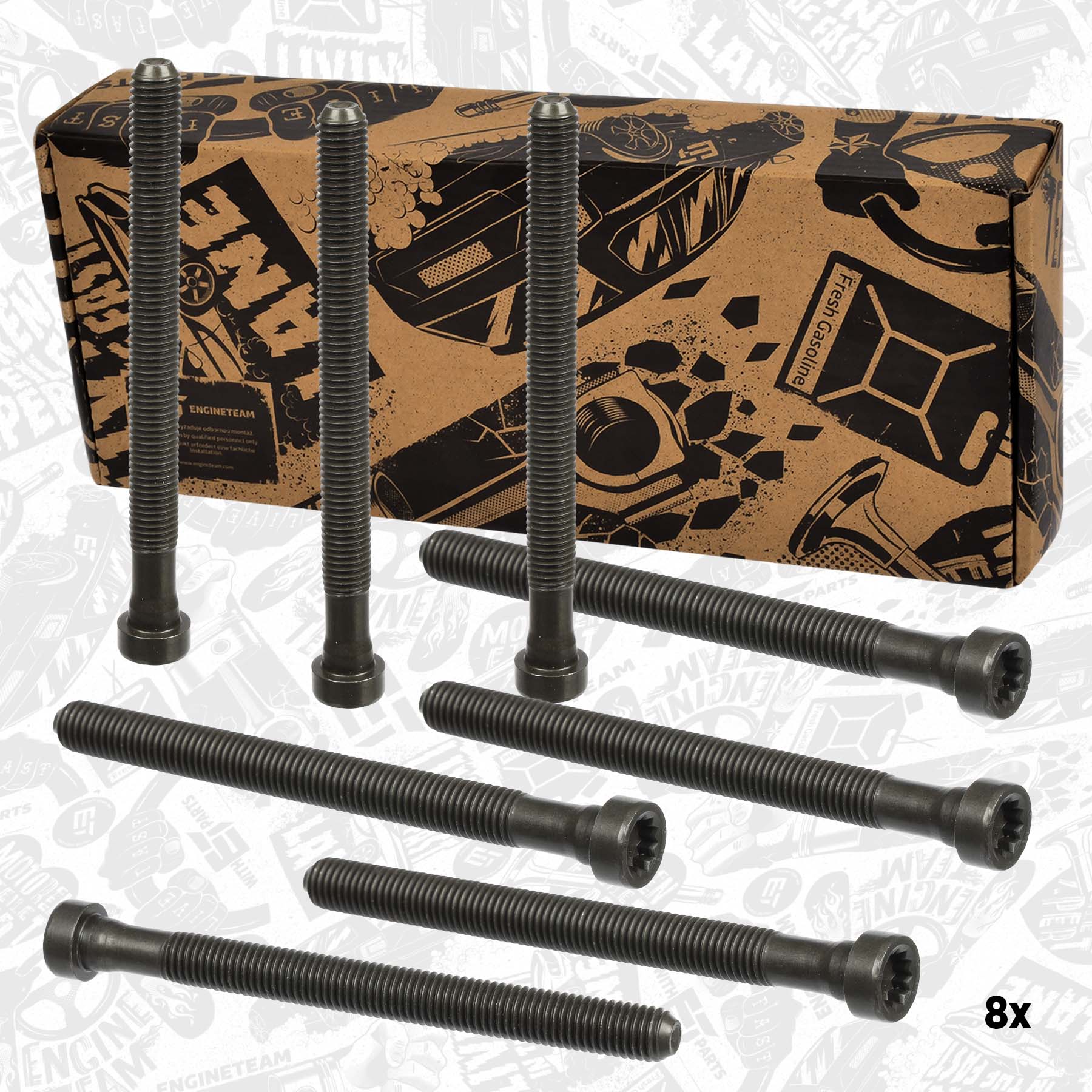 Cylinder Head Bolt Set - BS0053 ET ENGINETEAM - WHT002131, WHT002131A ...