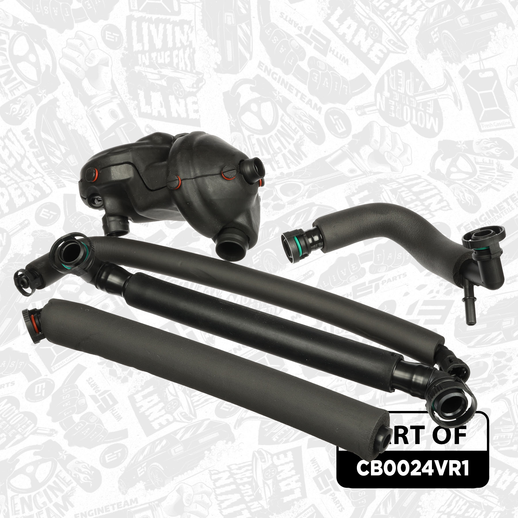 Valve, crankcase ventilation - CB0024VR1 ET ENGINETEAM - 11617533400 ...