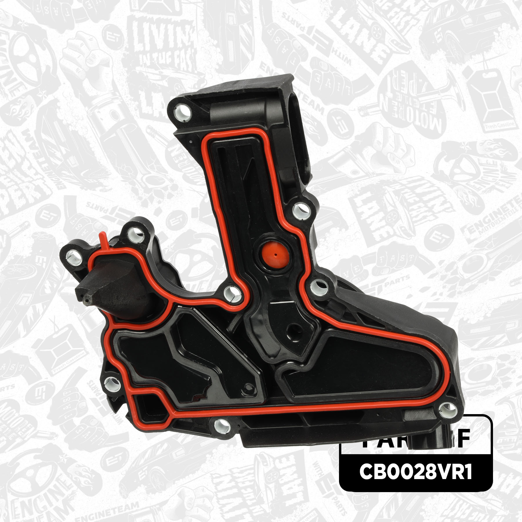 Oil Separator, crankcase ventilation - CB0028VR1 ET ENGINETEAM ...