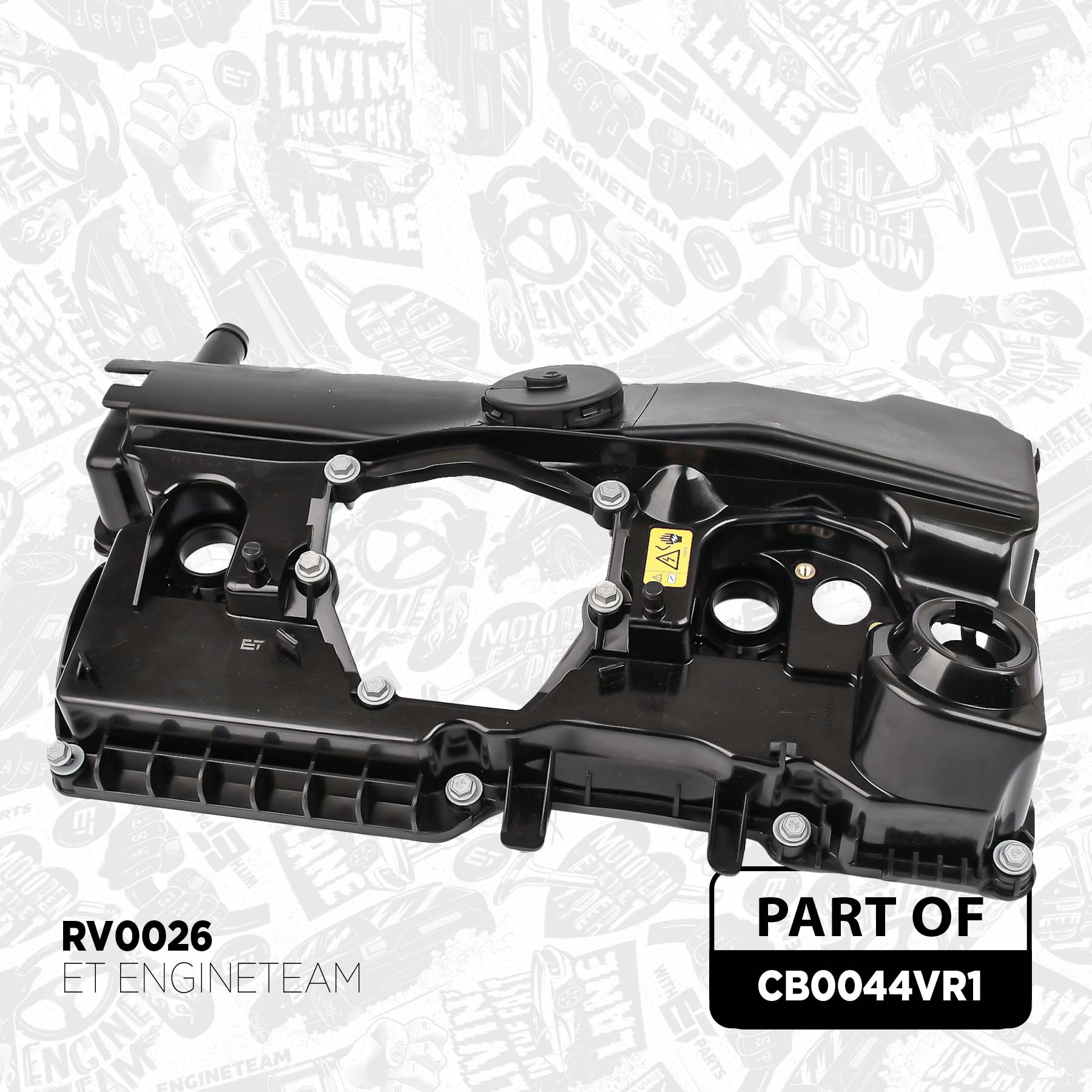 Oil Separator, crankcase ventilation - CB0044VR1 ET ENGINETEAM ...