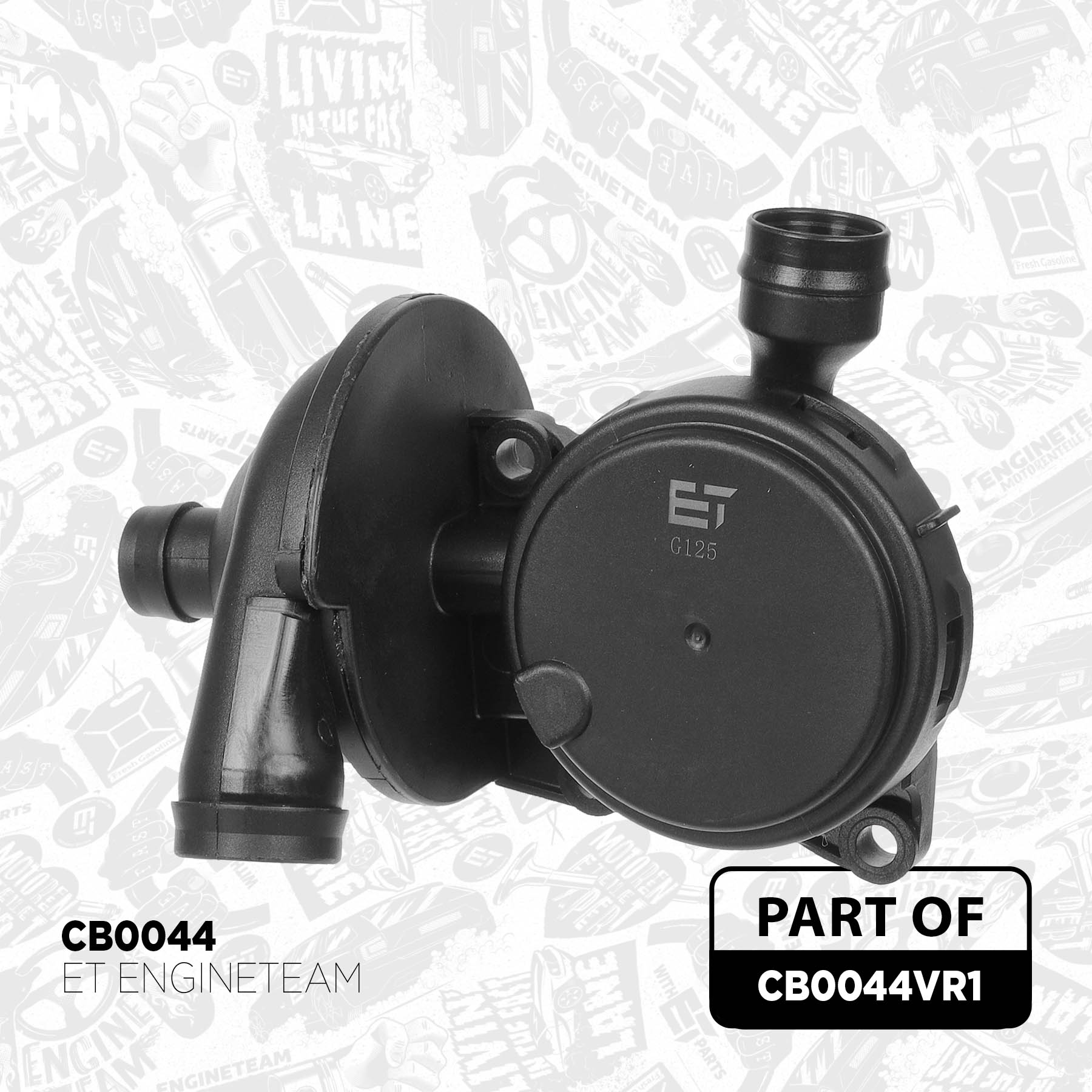 Oil Separator, crankcase ventilation - CB0044VR1 ET ENGINETEAM ...