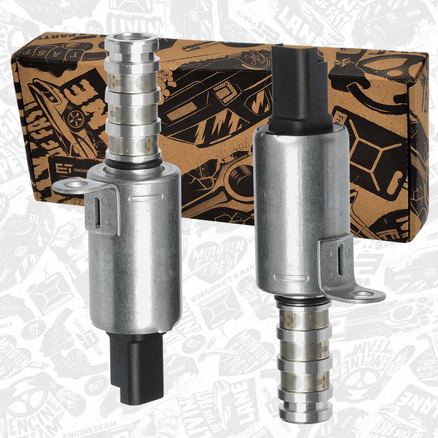 Control Valve, camshaft adjustment 2 pcs - CV0014VR1 ET ENGINETEAM ...