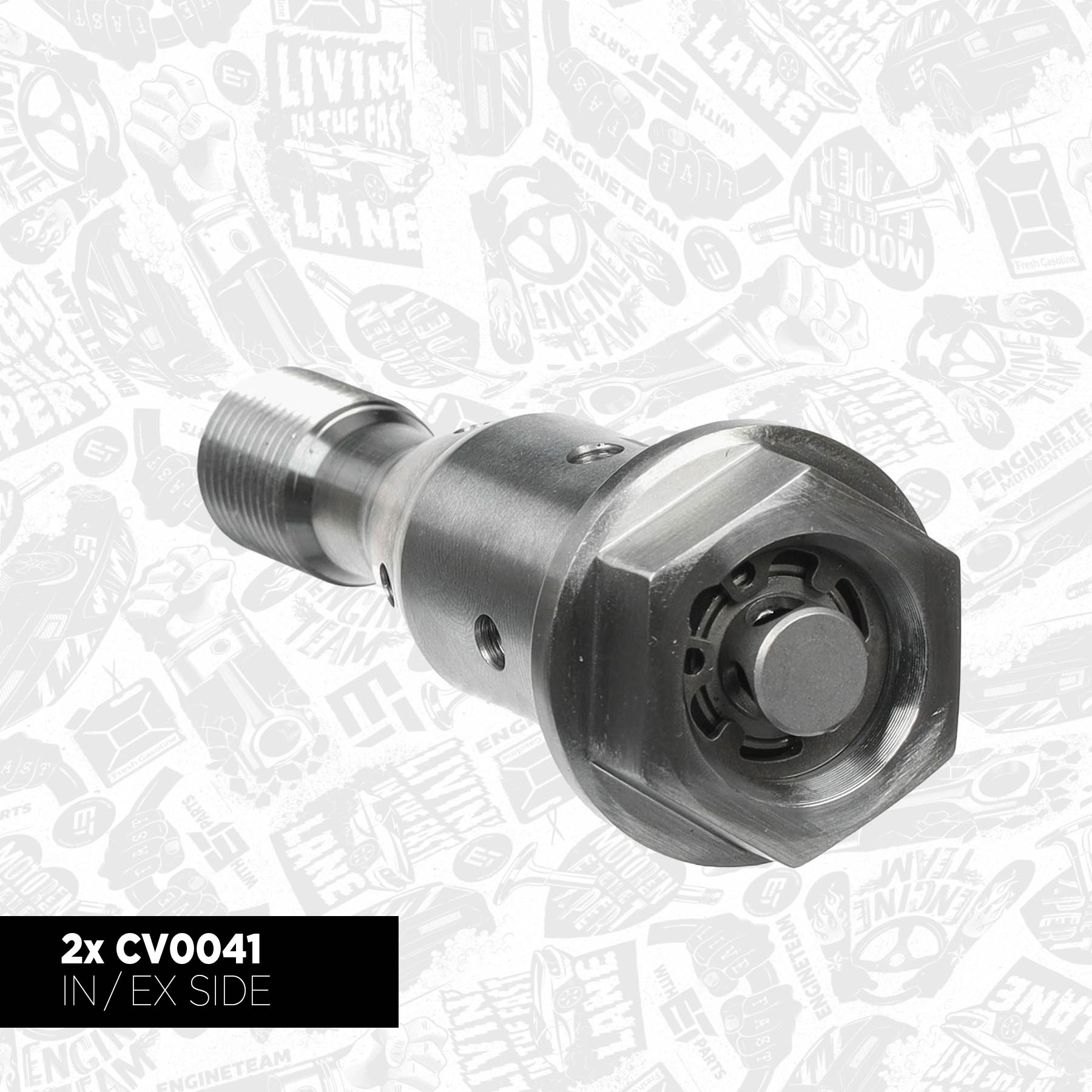 Control Valve, camshaft adjustment 2 pcs - CV0041VR1 ET ENGINETEAM ...