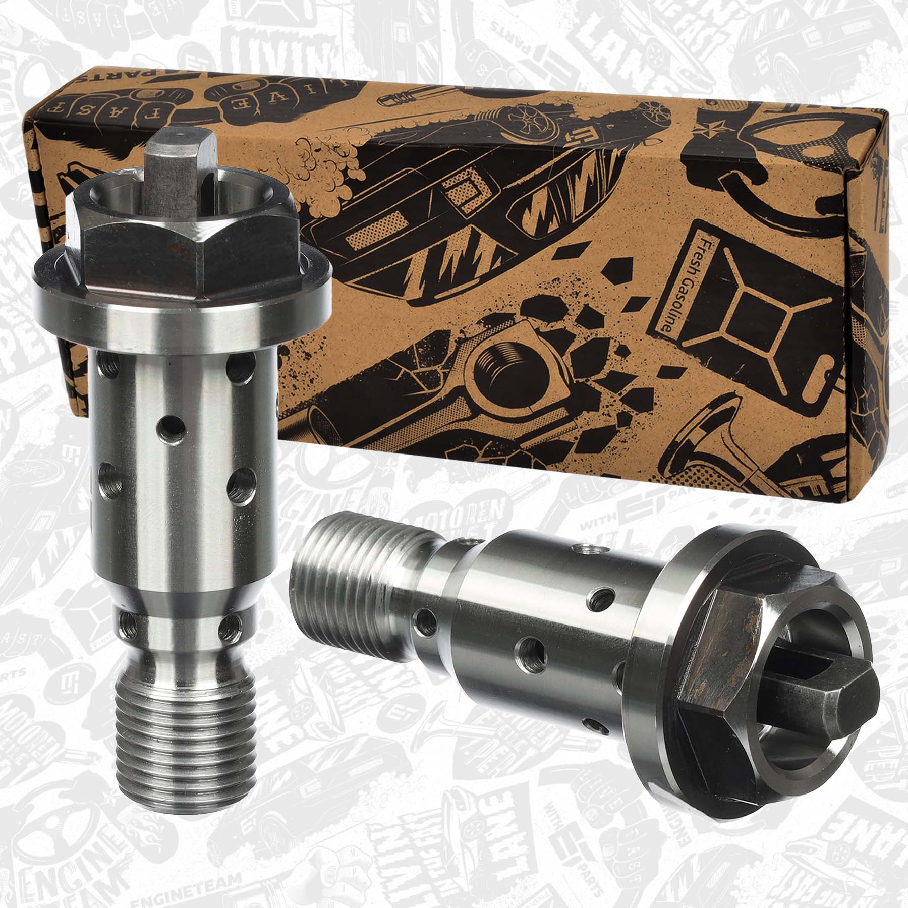 Control Valve, camshaft adjustment 2 pcs - CV0042 ET ENGINETEAM ...
