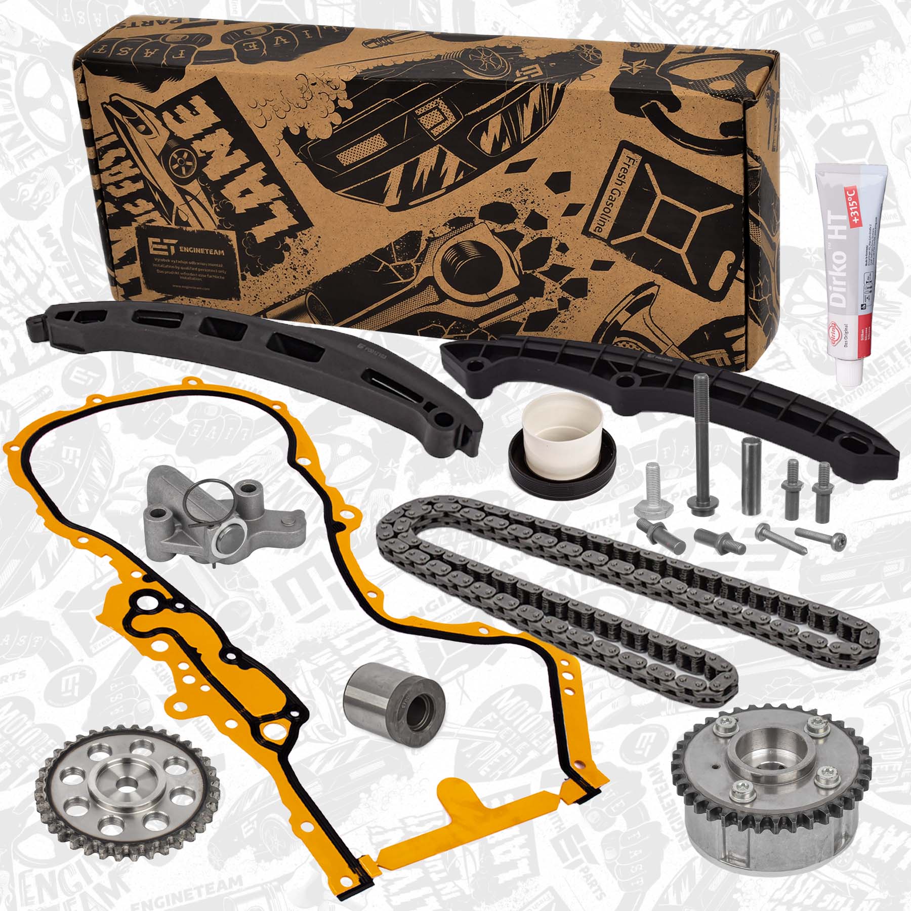 Timing Chain Kit - EB0001 ET ENGINETEAM - 03C109571F, 03C109509P ...