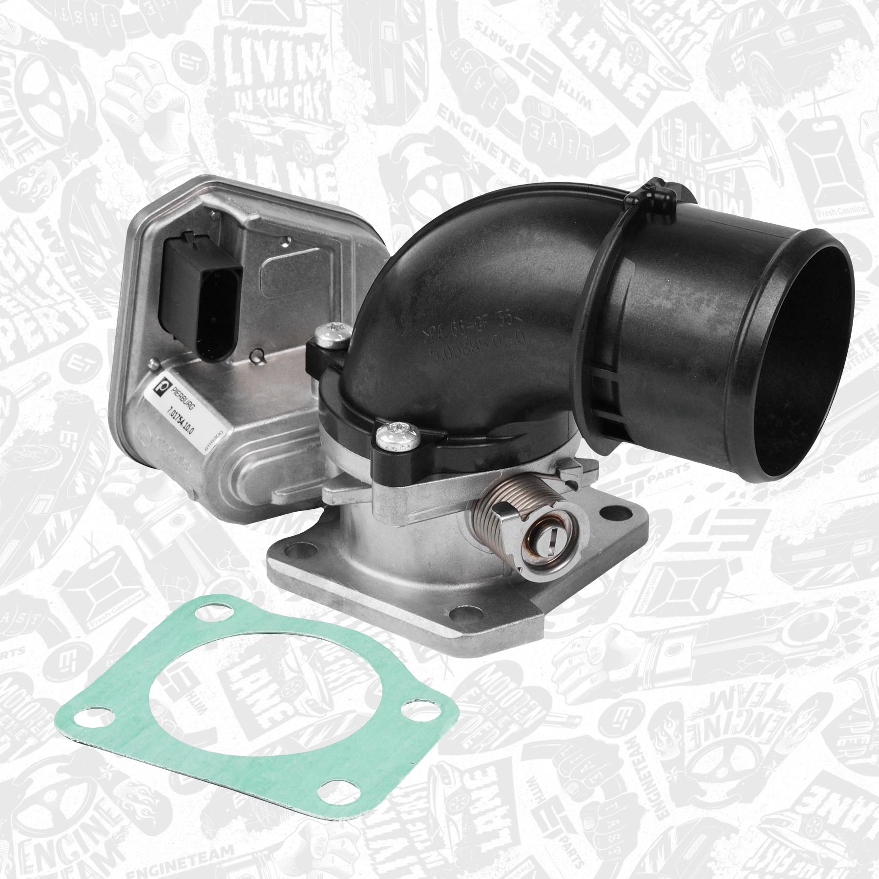 Throttle Body + cable - ED0008 ET ENGINETEAM - 163638, 504105594 ...