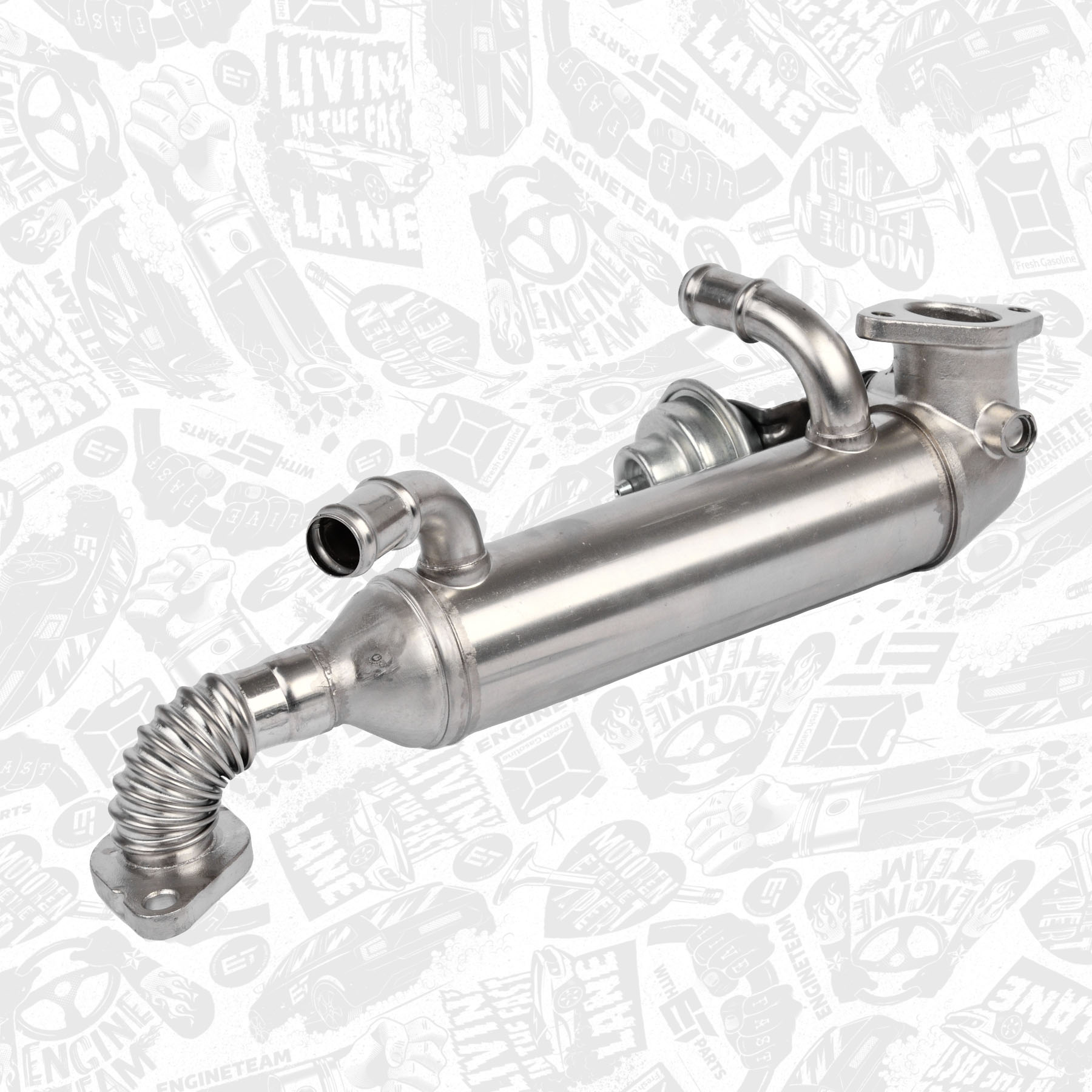 Cooler, exhaust gas recirculation - ED0042 ET ENGINETEAM - 070131512D ...