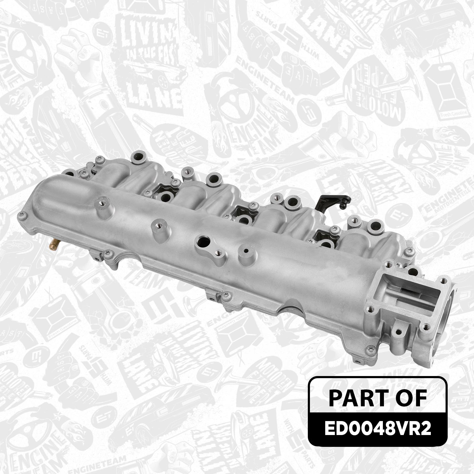 Intake Manifold Module + EGR valve - ED0048VR2 ET ENGINETEAM - 55190238 ...