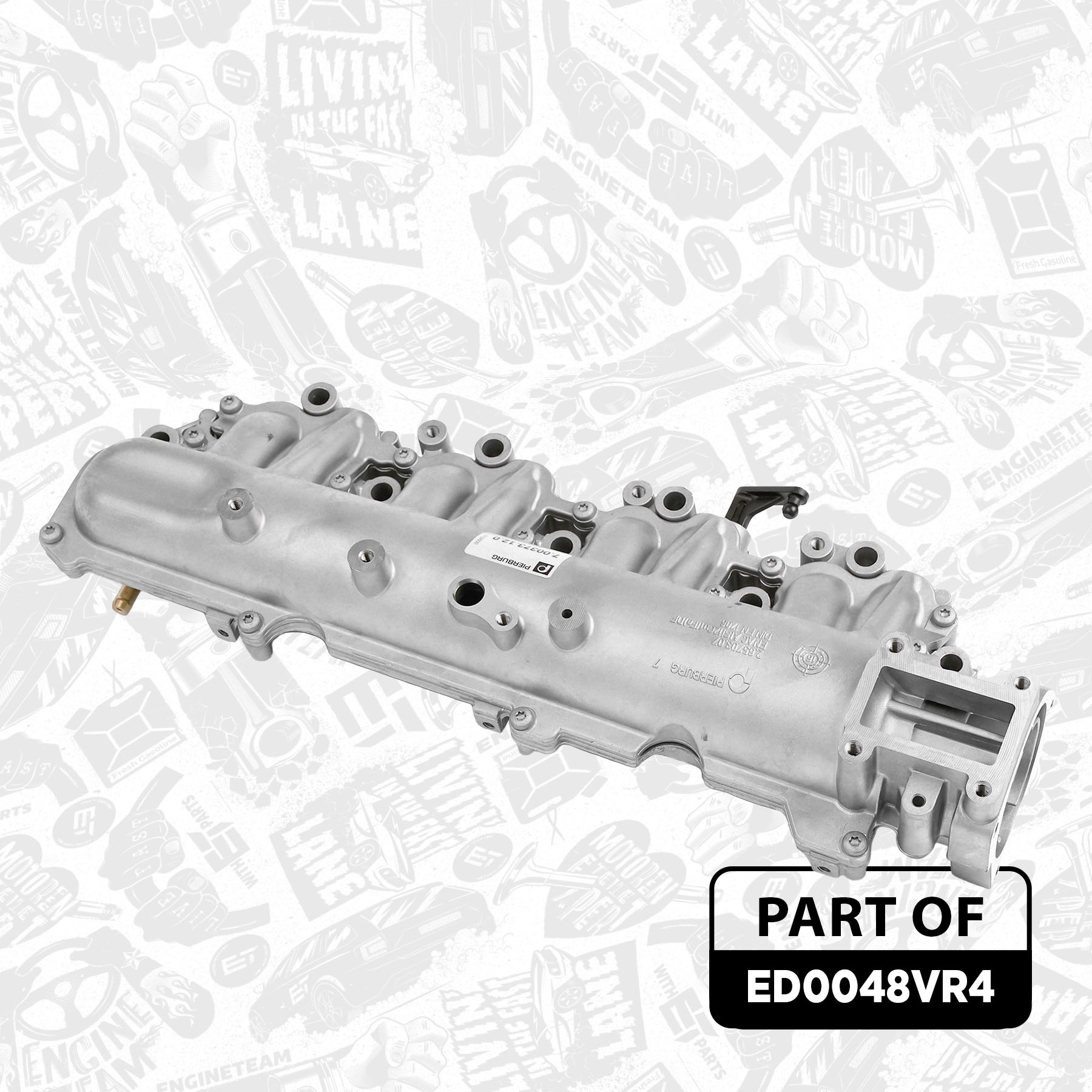 Intake Manifold Module + actuator - ED0048VR4 ET ENGINETEAM - 55190238 ...