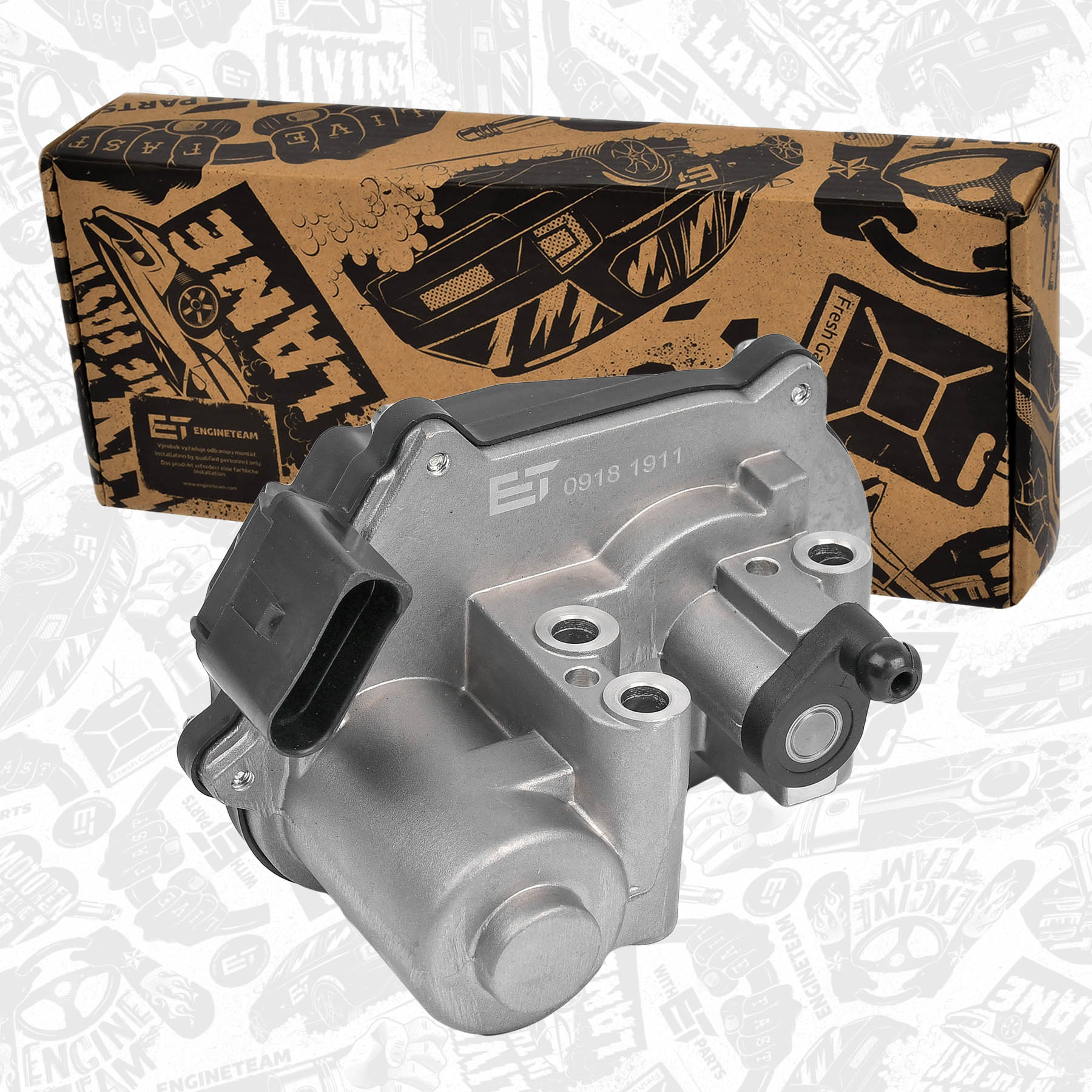 Control, change-over cover (induction pipe) - ED0069 ET ENGINETEAM ...