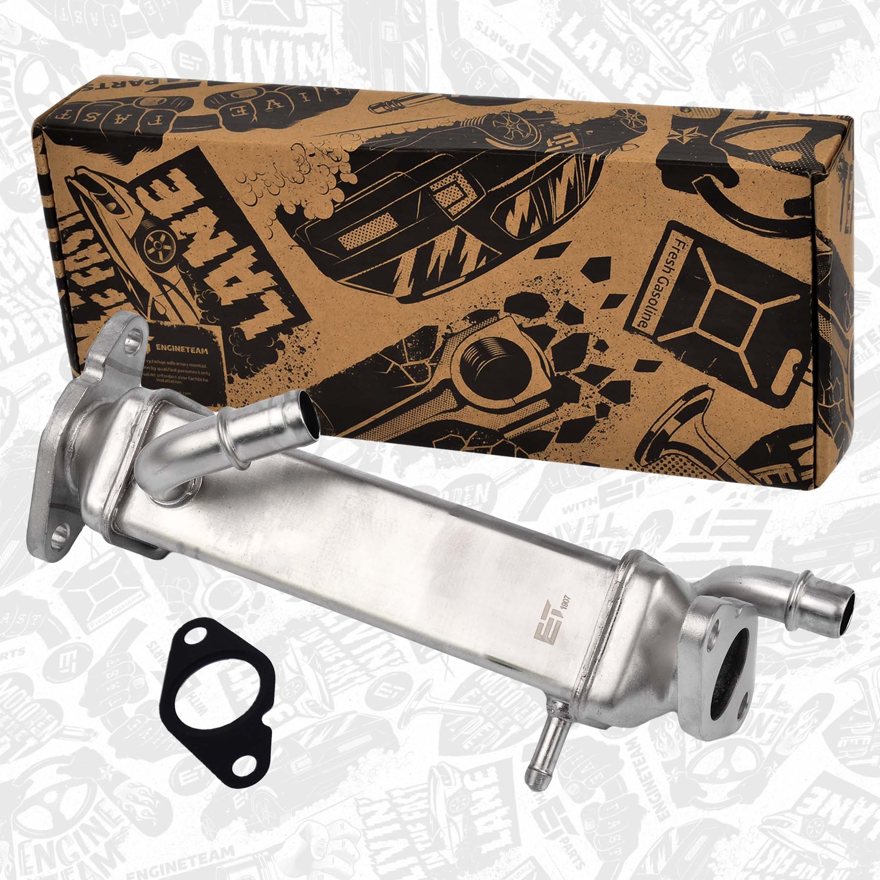 Cooler, exhaust gas recirculation - ED0072 ET ENGINETEAM - 5801365304 ...