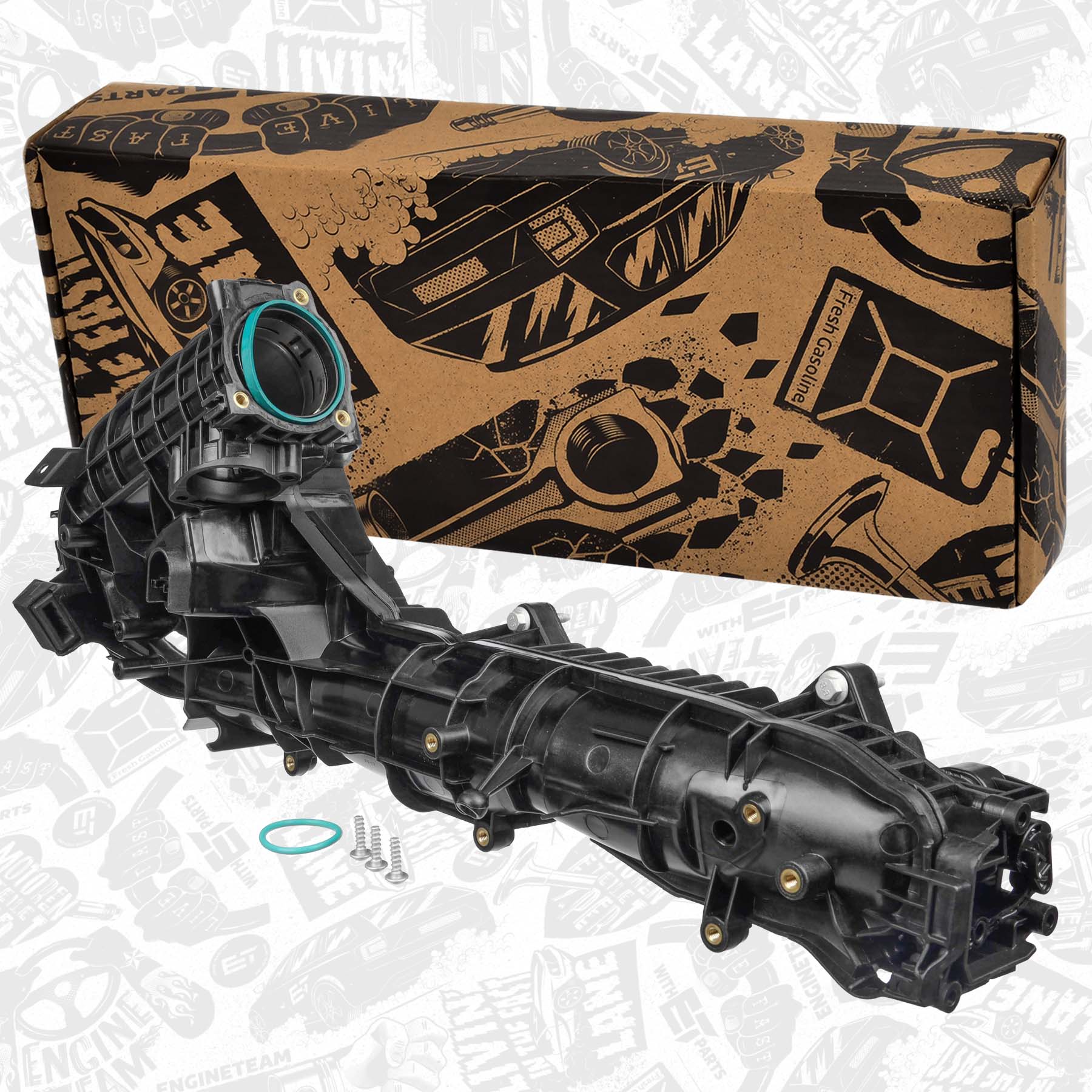 Intake Manifold, air supply - ED0124 ET ENGINETEAM - 11617800088 ...