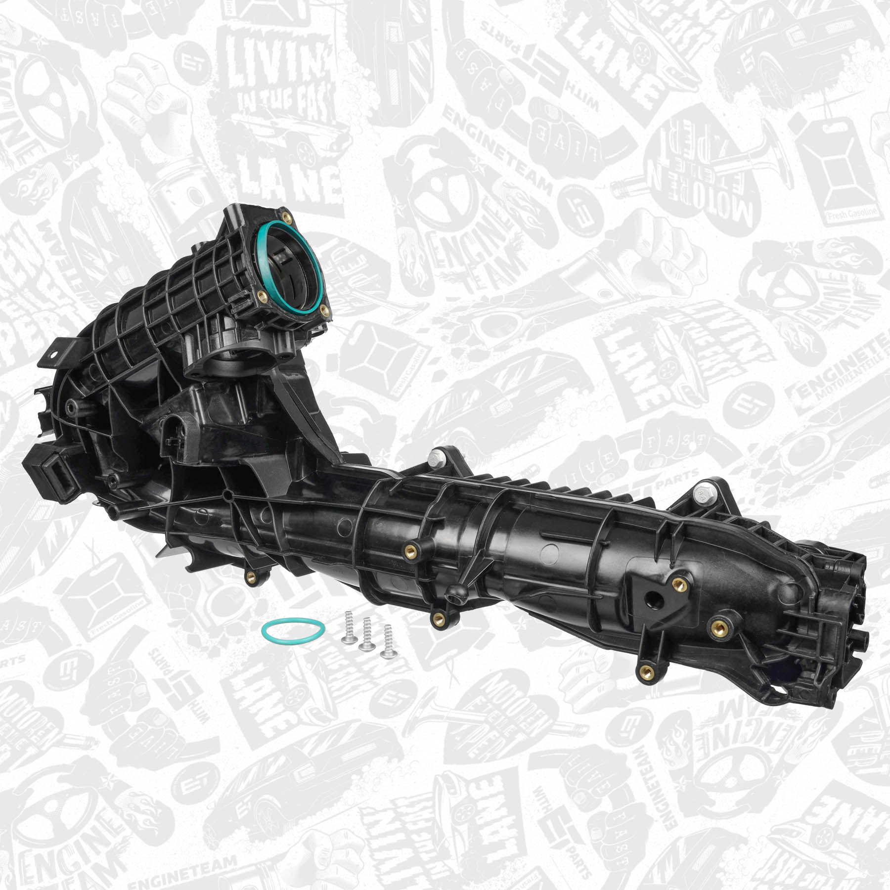 Intake Manifold, air supply - ED0124 ET ENGINETEAM - 11617800088 ...