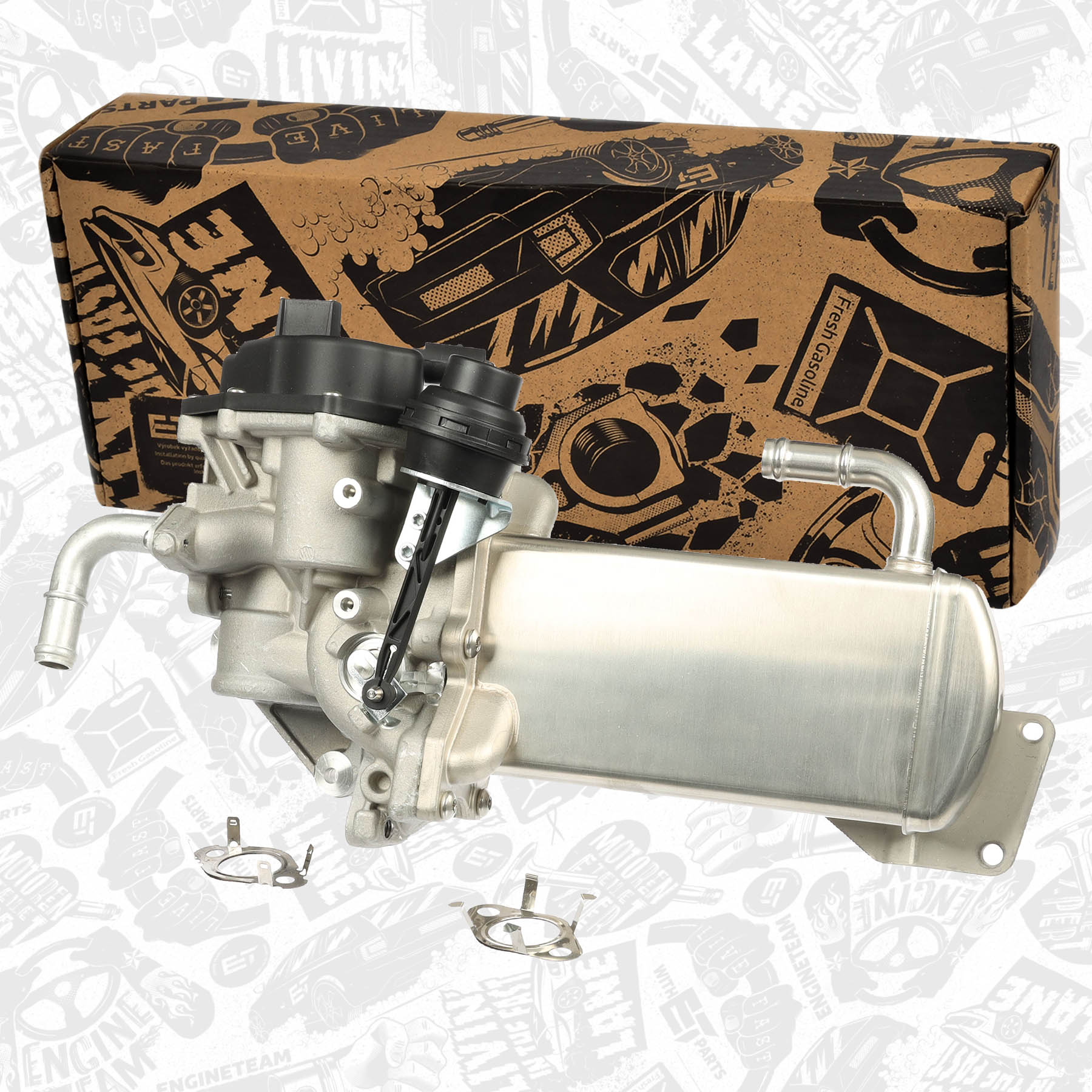 Cooler, exhaust gas recirculation - ED0138 ET ENGINETEAM - 03L131512BM ...