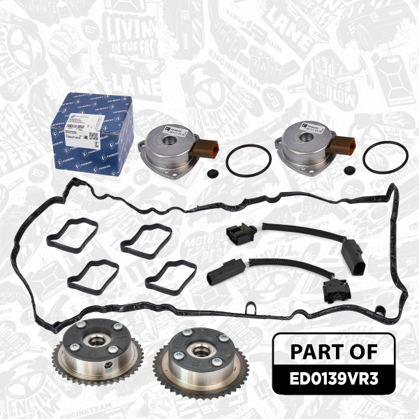 Connector Cable, camshaft sensor - ED0139VR3 ET ENGINETEAM - 0009932176 ...