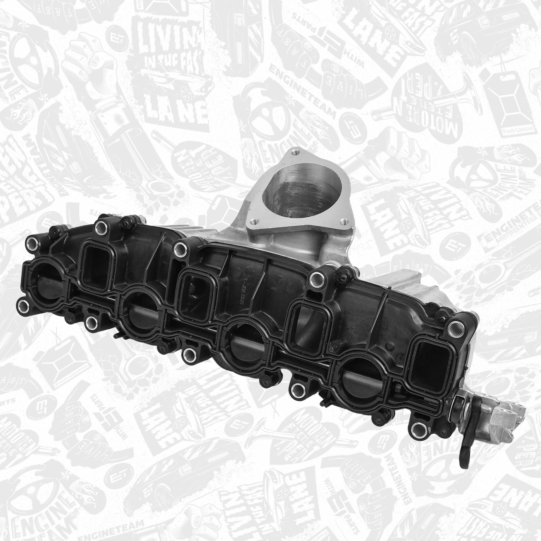 Intake Manifold, air supply + actuator - ED0142 ET ENGINETEAM ...