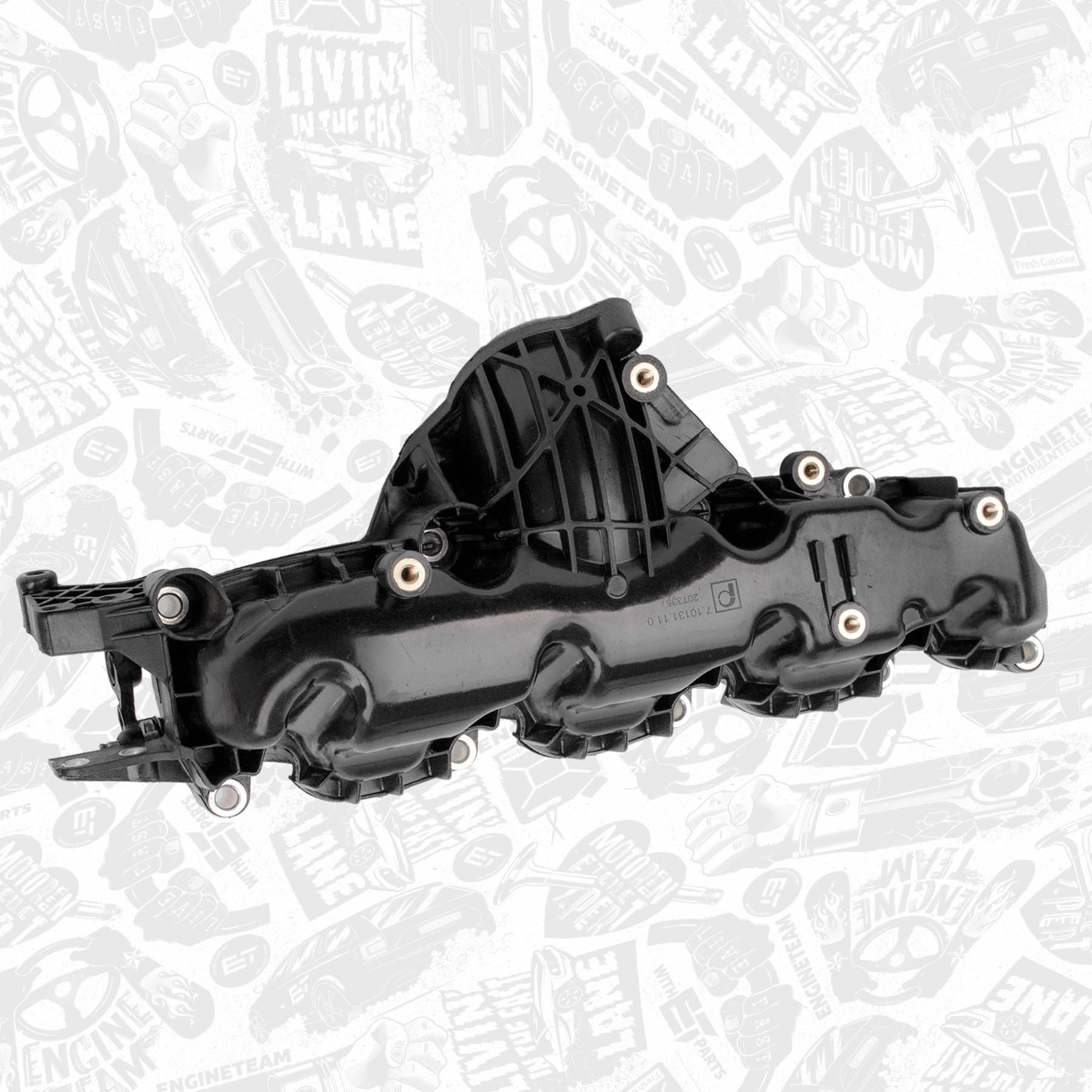 Intake Manifold, air supply + actuator - ED0143 ET ENGINETEAM ...