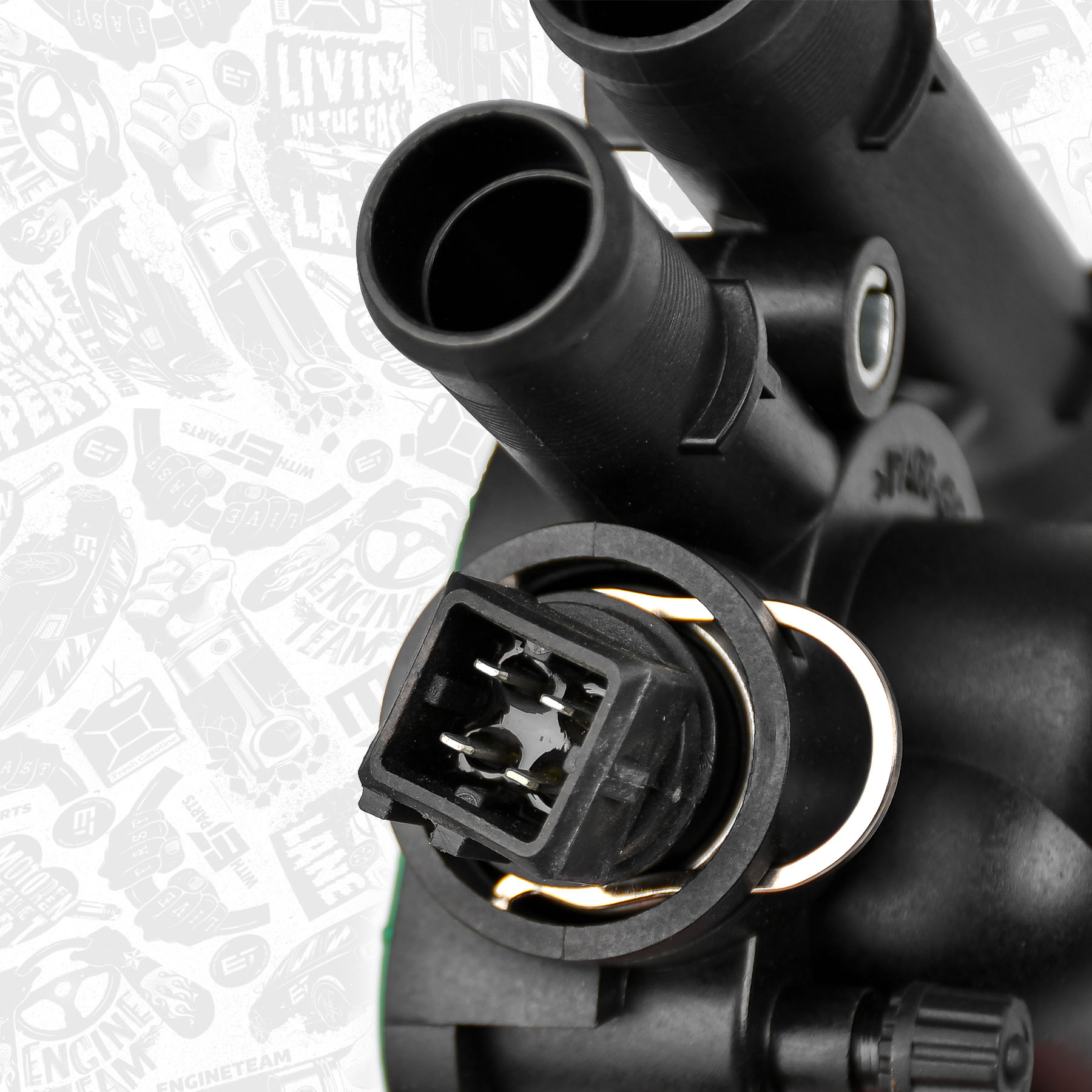 Thermostat, coolant - ED0155 ET ENGINETEAM - 4404305, 6001545350 ...