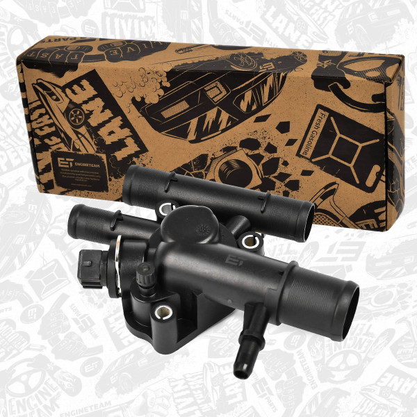 Thermostat, coolant - ED0155 ET ENGINETEAM - 4404305, 6001545350 ...