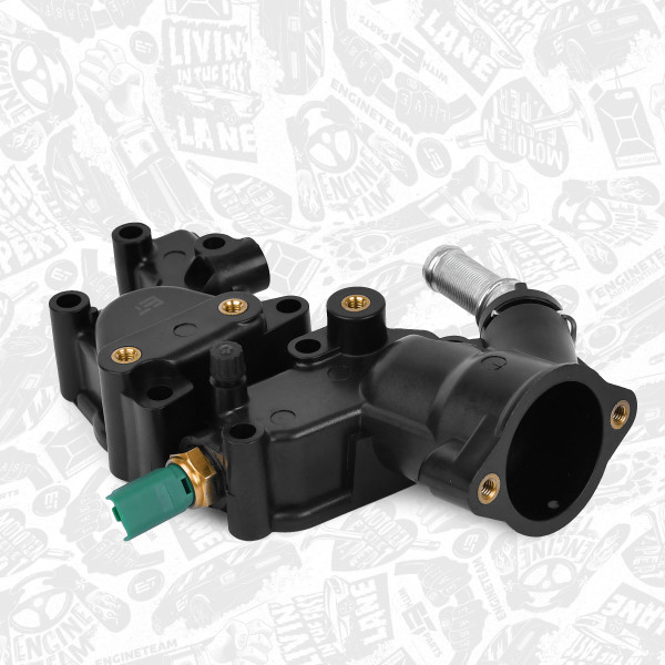 Thermostatgehäuse - ED0156 ET ENGINETEAM - 1336.Y8, 1336Y8, 9654775080 ...