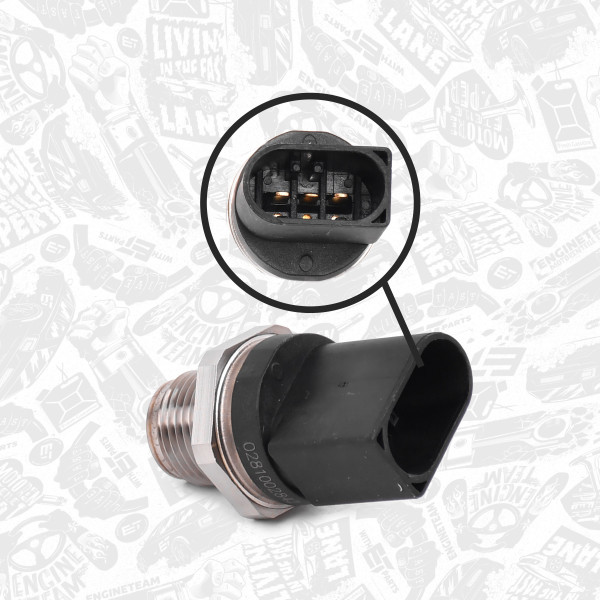 Sensor, fuel pressure - ED0168 ET ENGINETEAM - 0041536728, 0061533328 ...