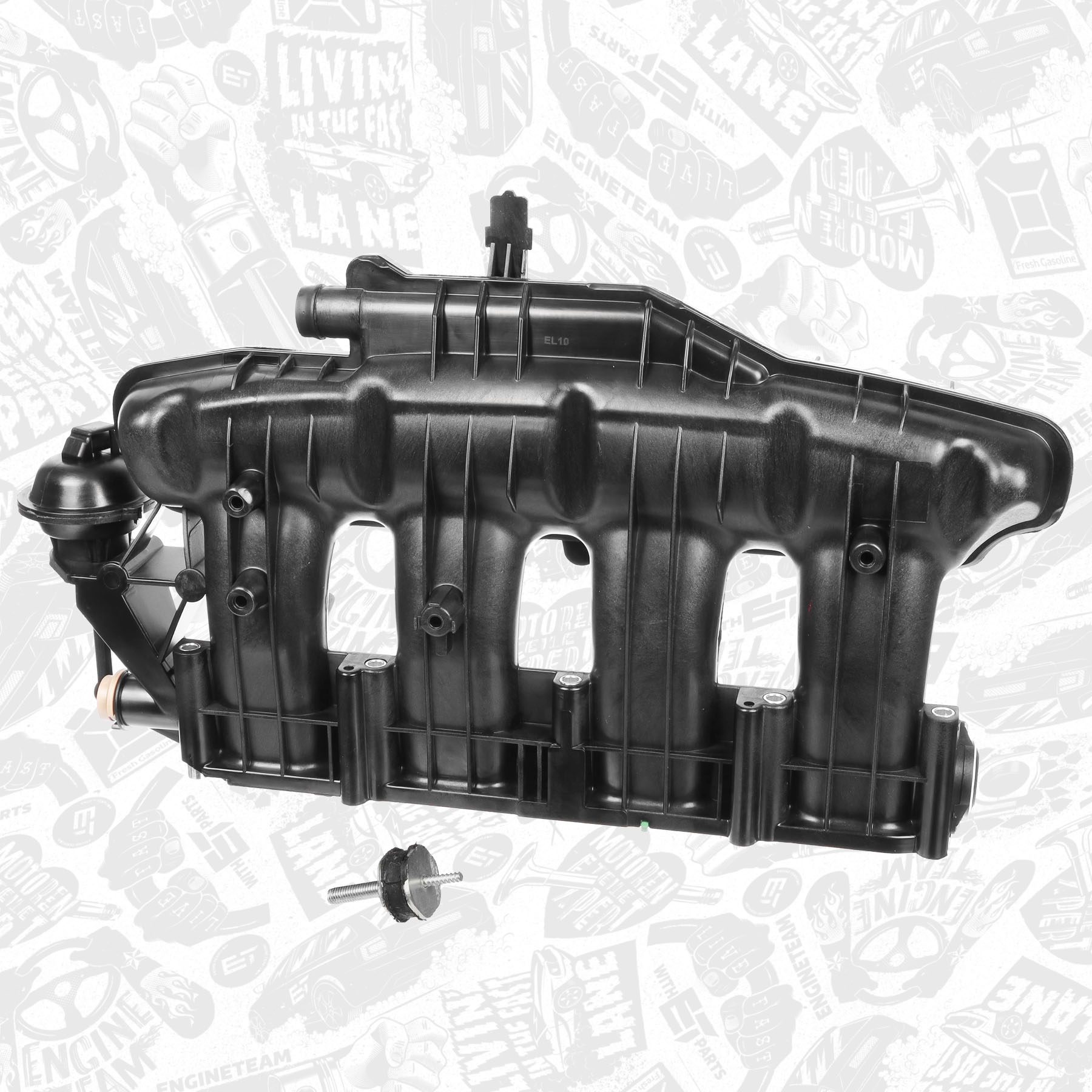 Intake Manifold, air supply - ED0204 ET ENGINETEAM - 06J998386 ...