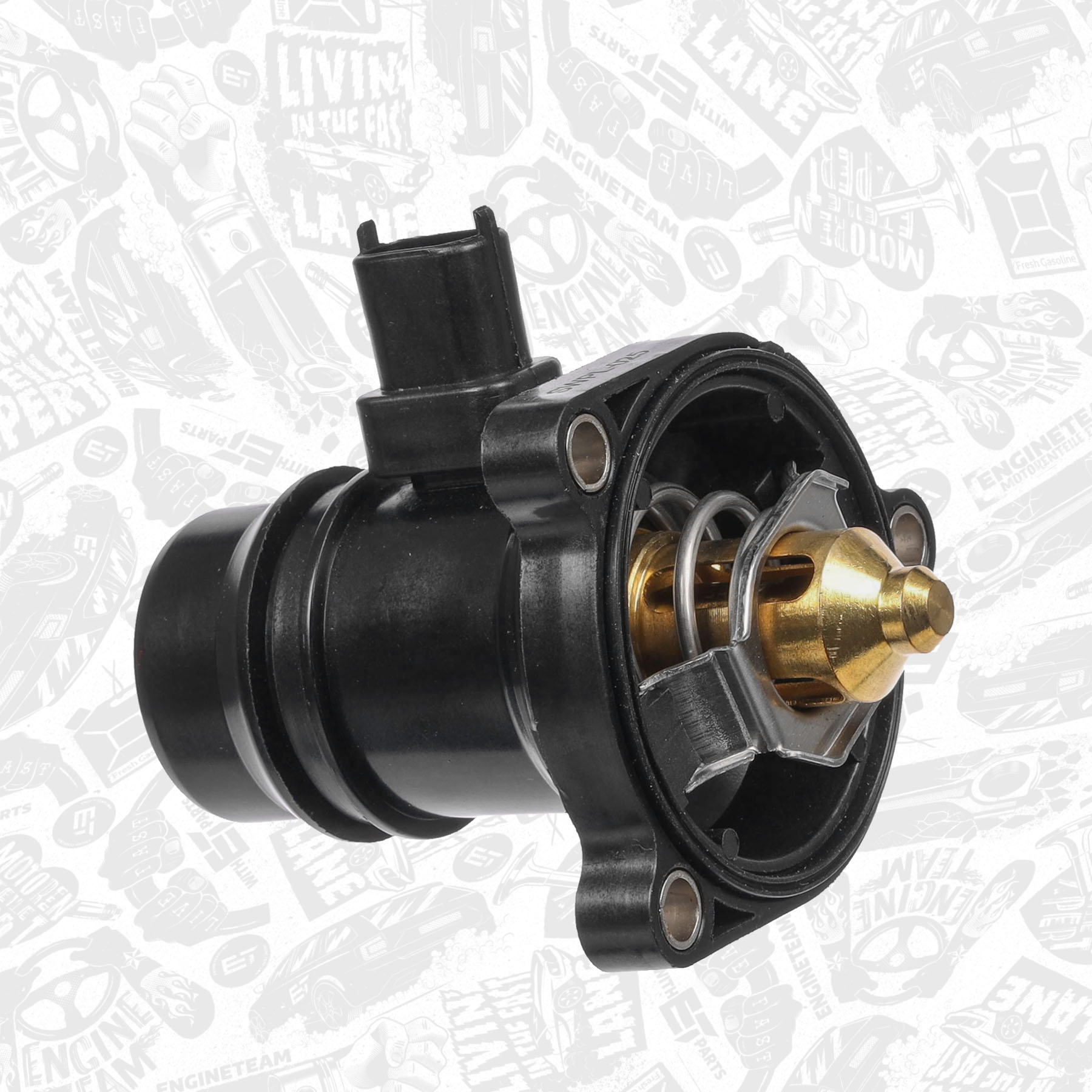 Thermostat, coolant - ED0235 ET ENGINETEAM - 055593033, 25200454 ...