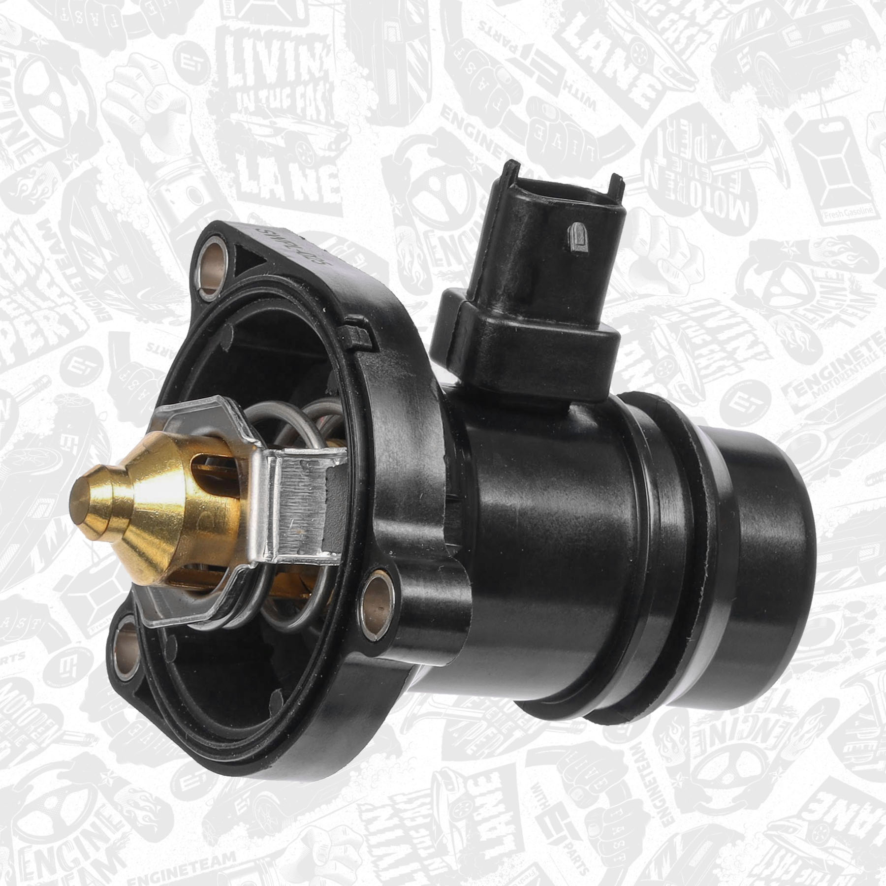 Thermostat, coolant - ED0235 ET ENGINETEAM - 055593033, 25200454 ...