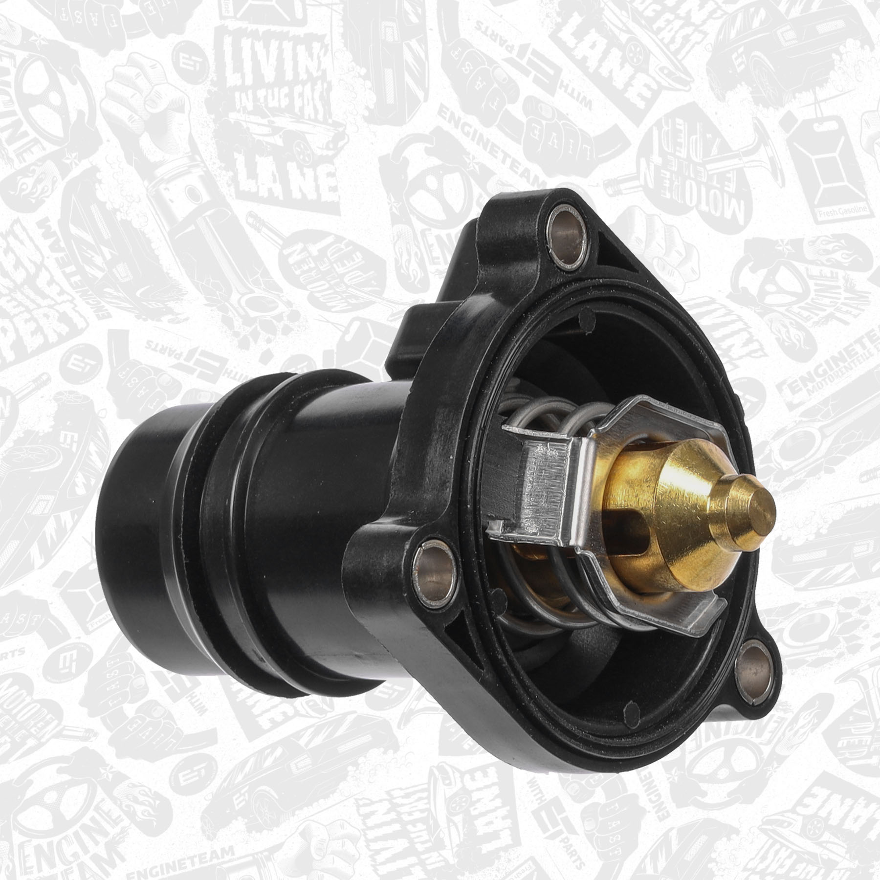 Thermostat, coolant - ED0235 ET ENGINETEAM - 055593033, 25200454 ...