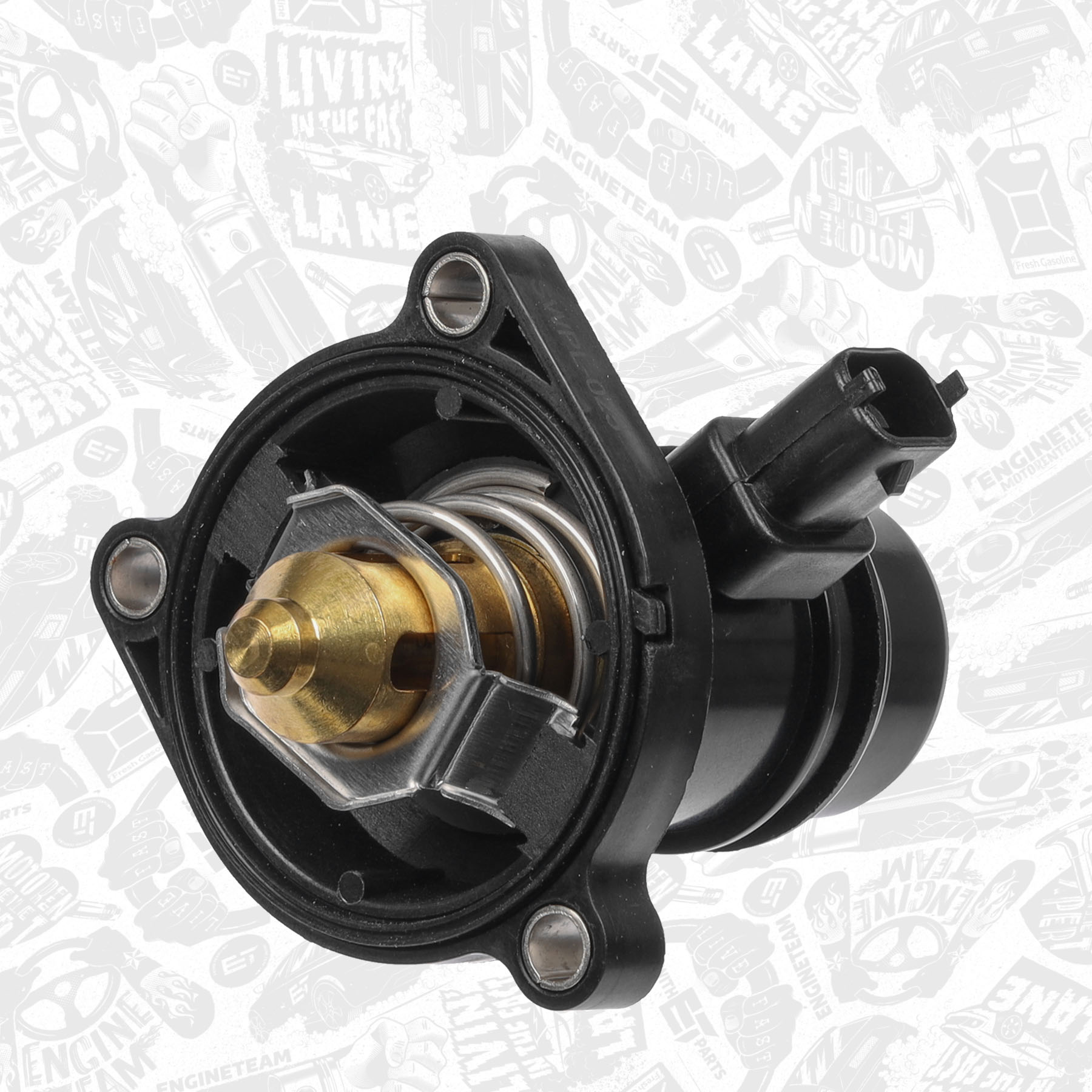 Thermostat, coolant - ED0235 ET ENGINETEAM - 055593033, 25200454 ...