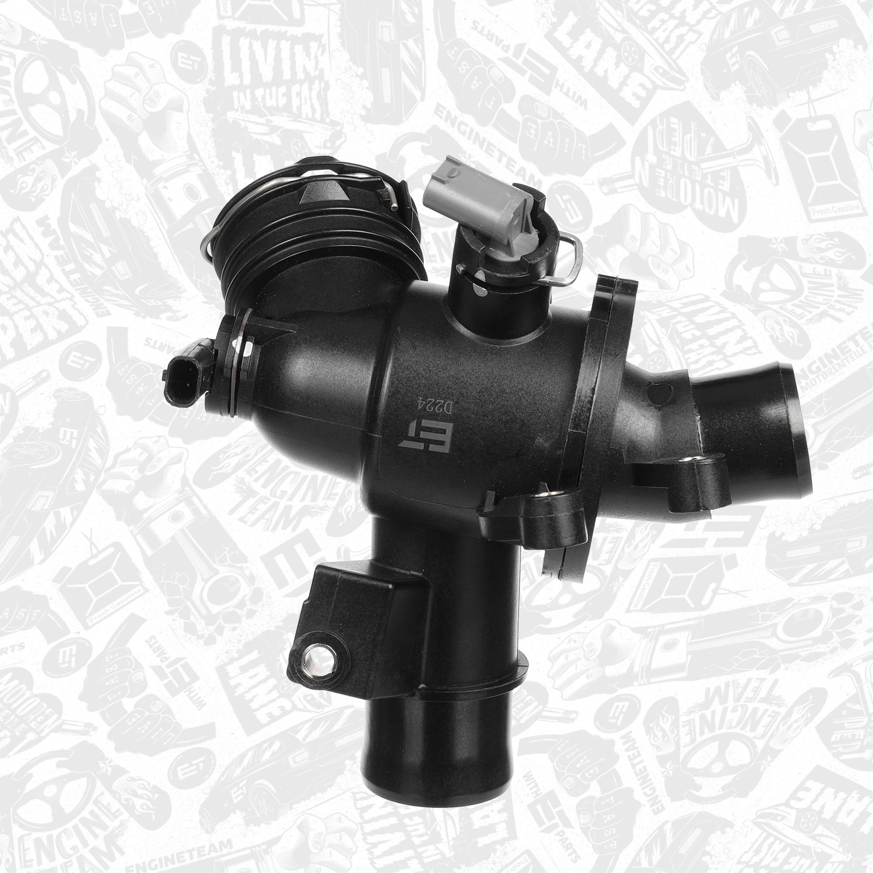 Thermostat, coolant - ED0243 ET ENGINETEAM - 6512000615, 6512001500 ...