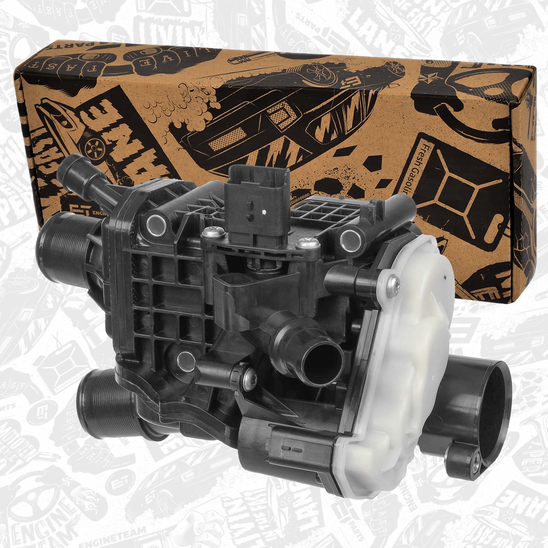 Thermostat, coolant - ED0247 ET ENGINETEAM - 2264810, 9804160380 ...