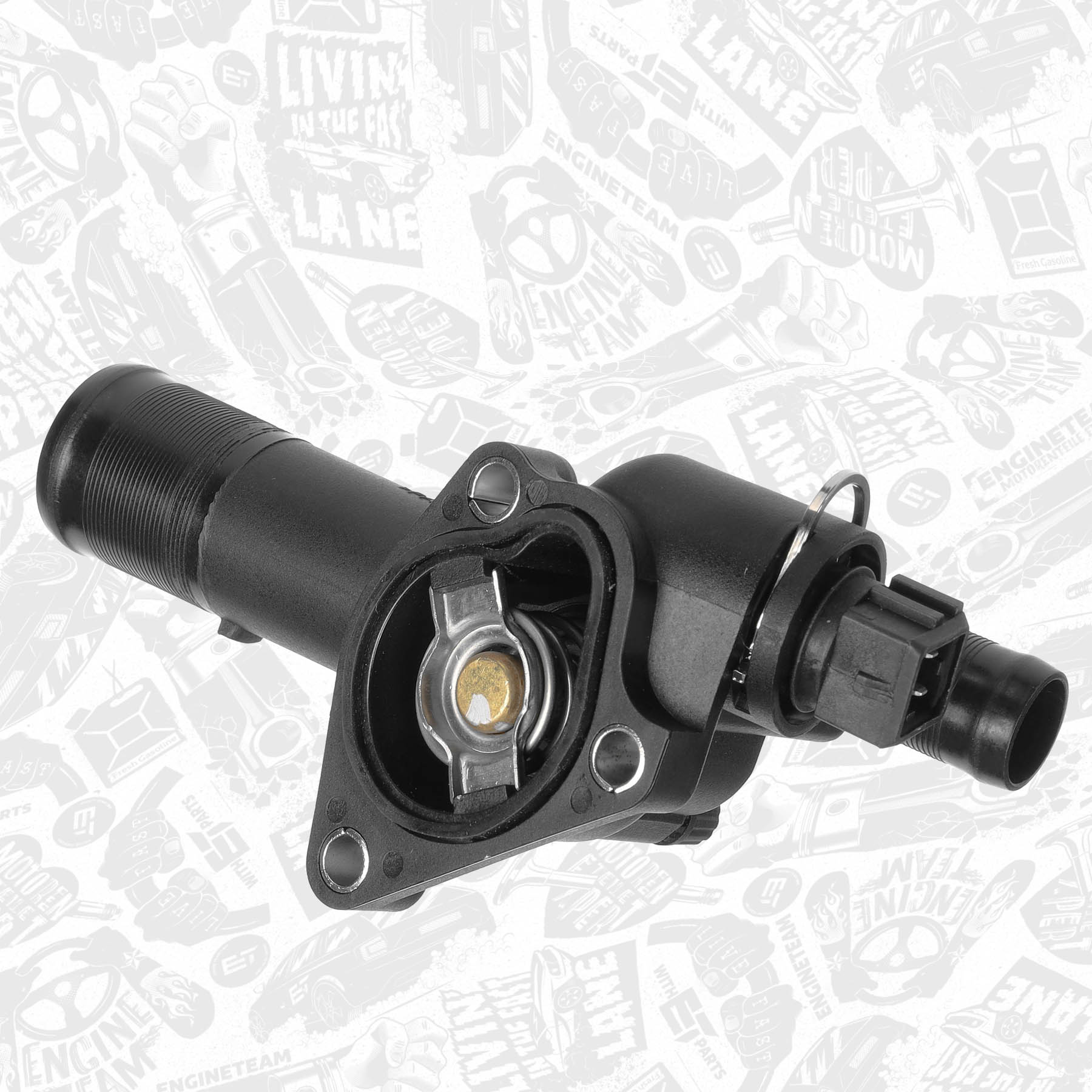 Thermostat, coolant - ED0248 ET ENGINETEAM - 11060-00QAJ, 110603026R ...