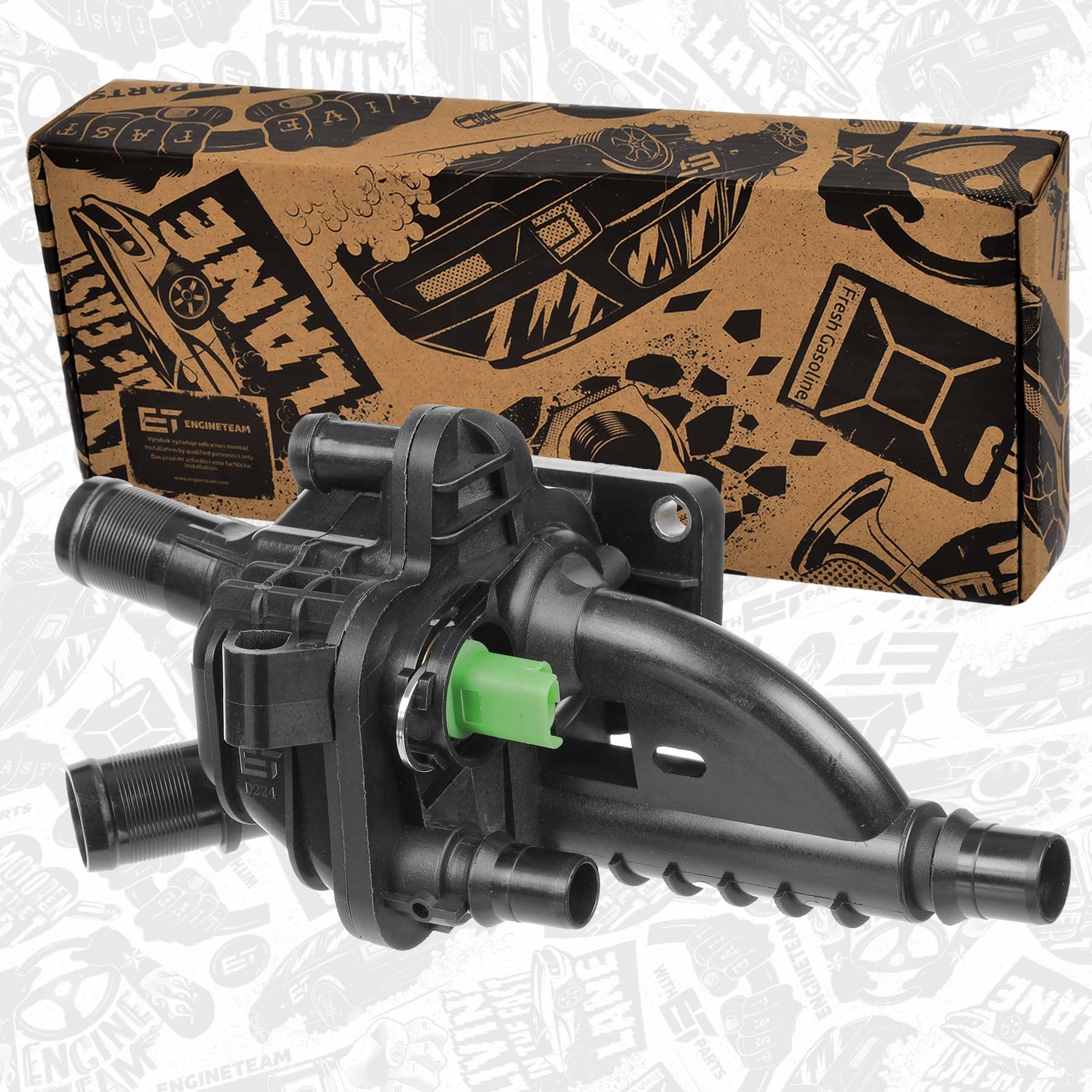 Thermostat, coolant - ED0249 ET ENGINETEAM - 9684588980, SU001-A0226 ...