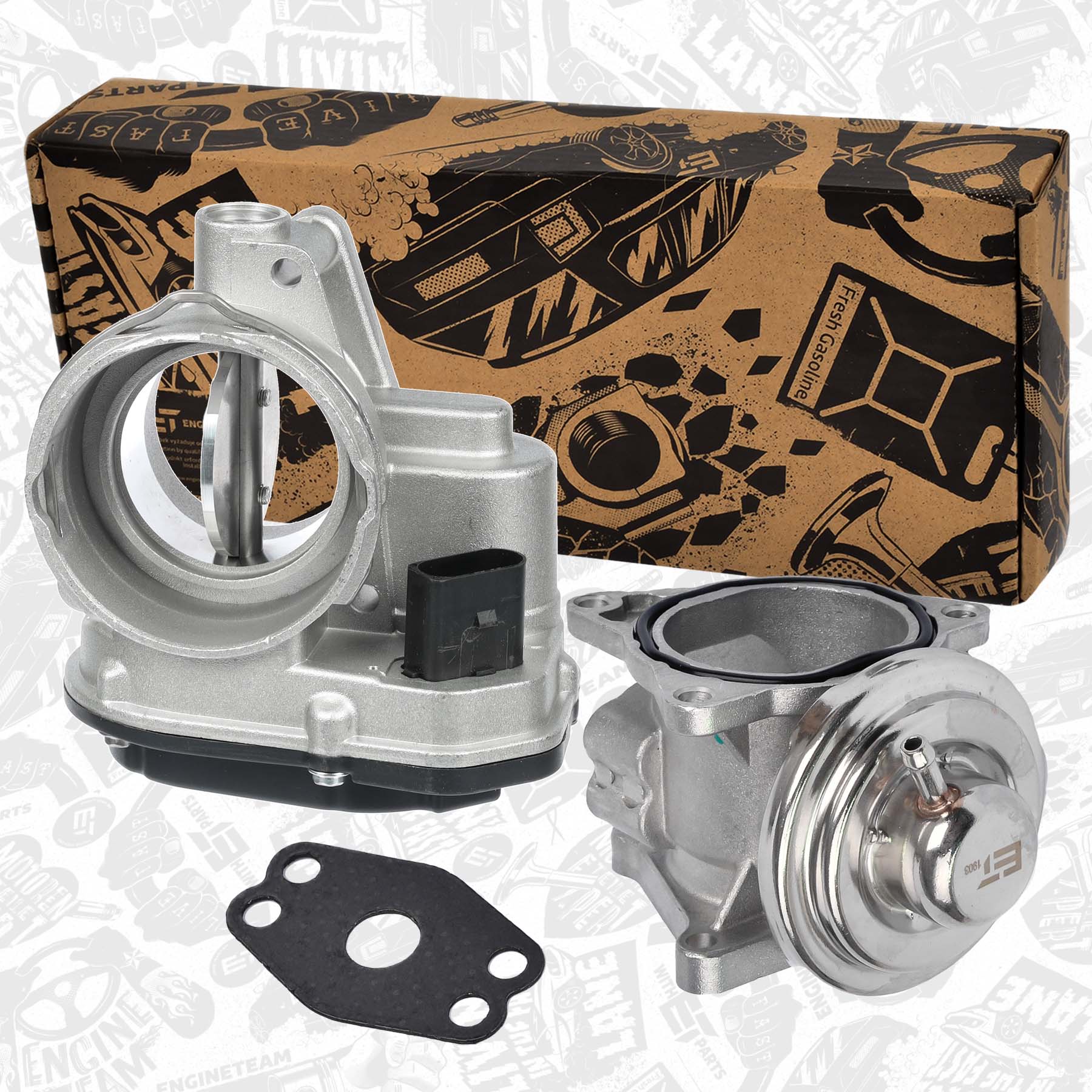 Repair Set, EGR valve - ED0255 ET ENGINETEAM - 038129637D, 038131501AF, 038131501AN | ET ENGINETEAM