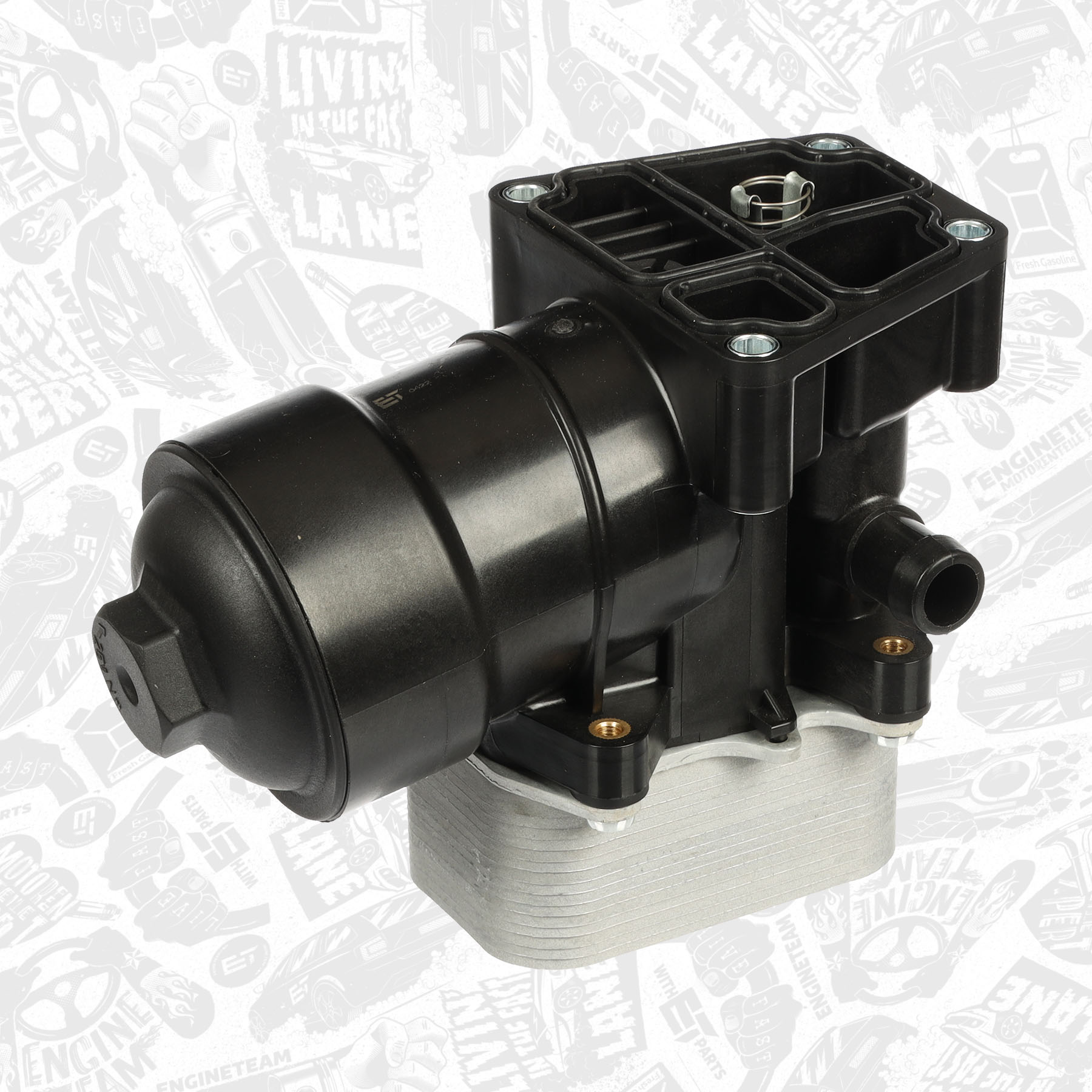 Oil Cooler, engine oil - HE0006VR1 ET ENGINETEAM - 03L115389H ...