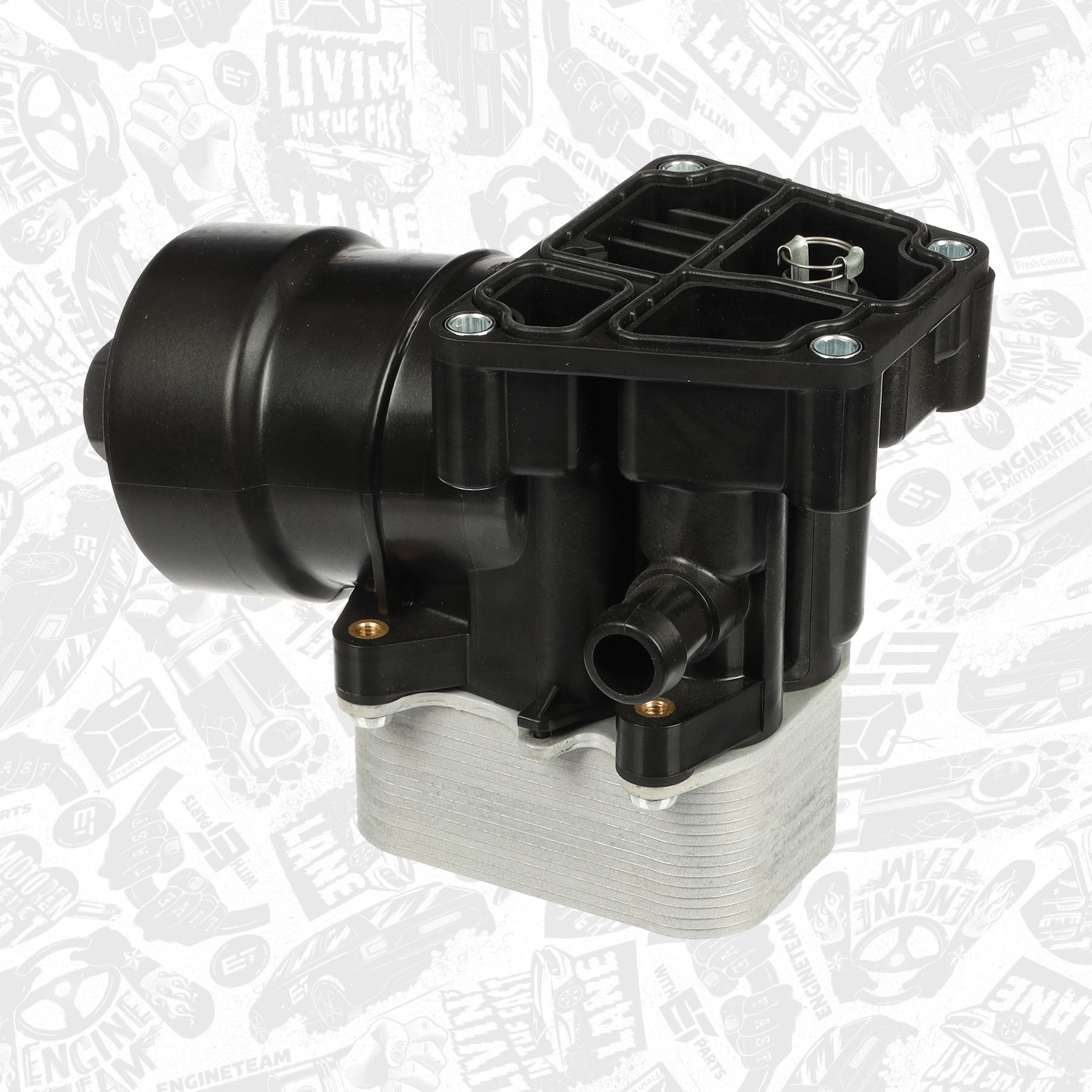 Oil Cooler, engine oil - HE0006VR1 ET ENGINETEAM - 03L115389H ...