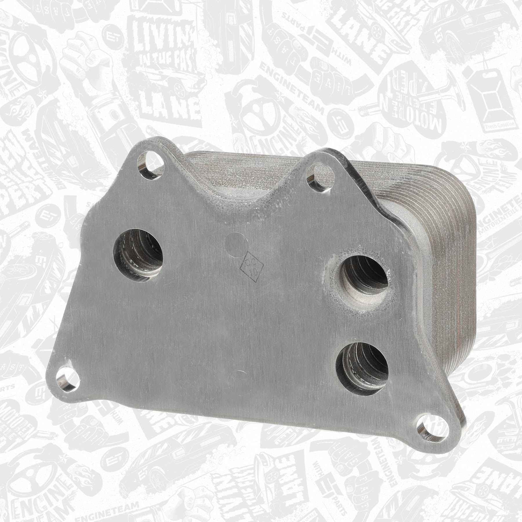 Oil Cooler, engine oil - HE0009 ET ENGINETEAM - 06J117021Q, 06J117021D ...