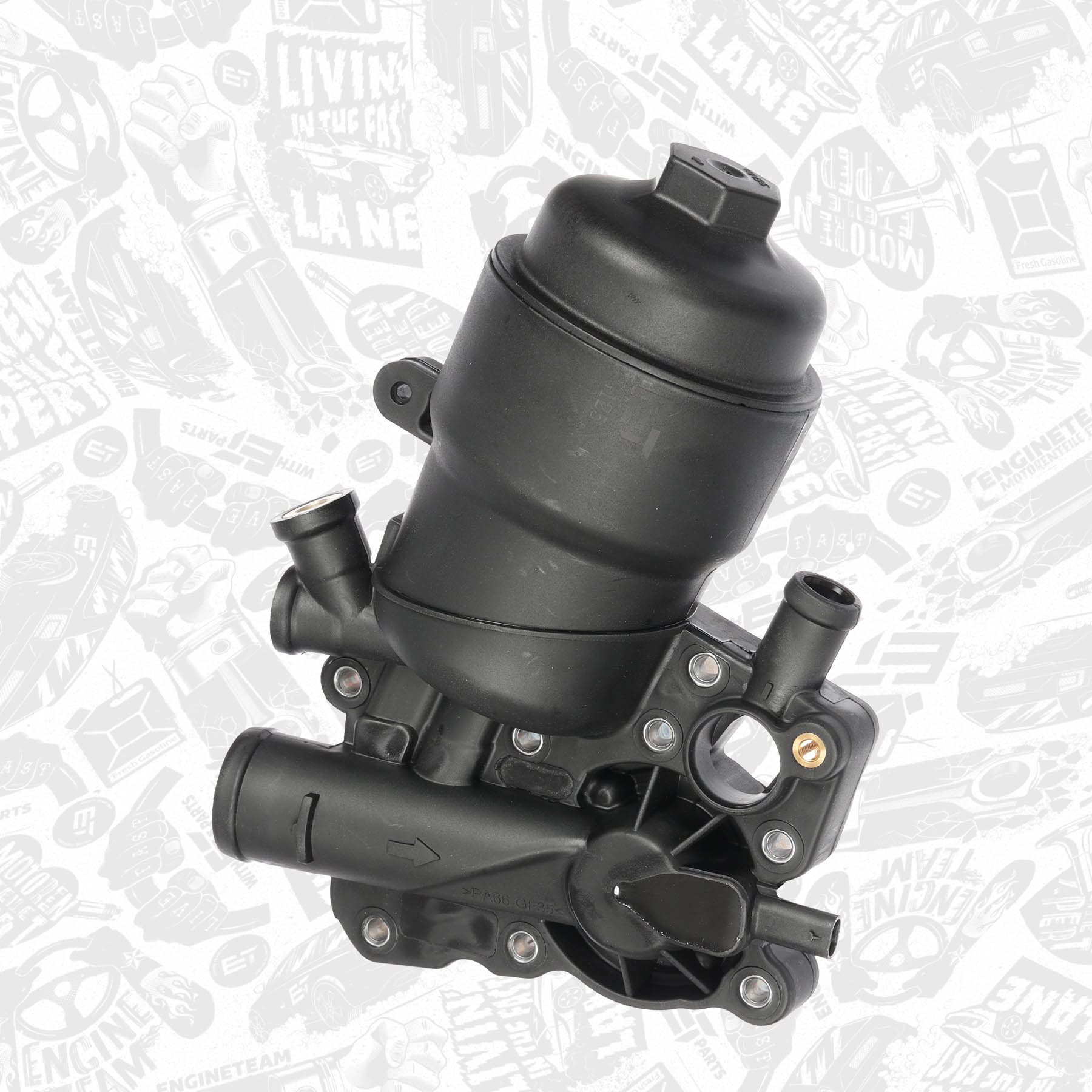 Housing, oil filter - HE0013 ET ENGINETEAM - 059115389G, 059115389H ...