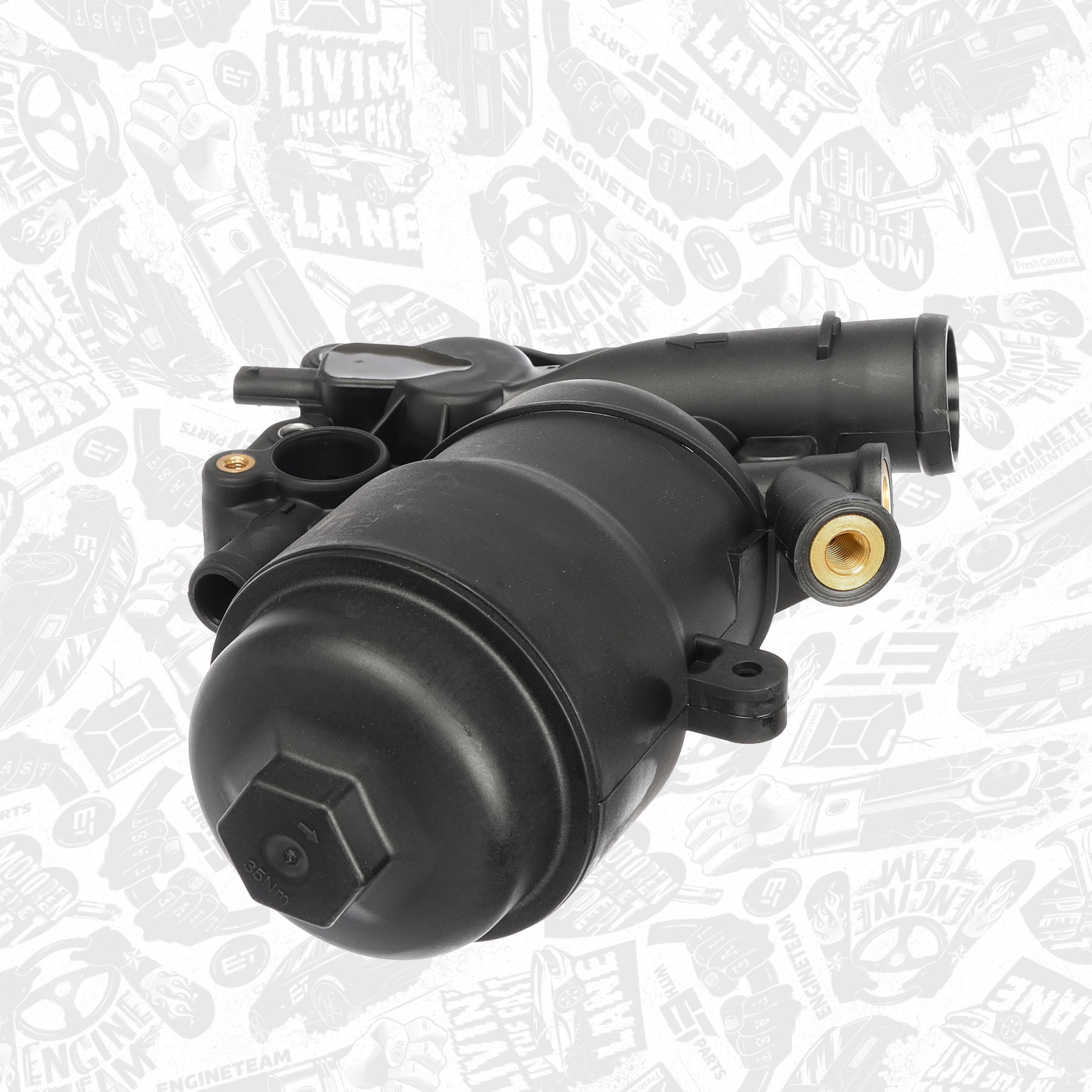 Housing, oil filter - HE0013 ET ENGINETEAM - 059115389G, 059115389H ...