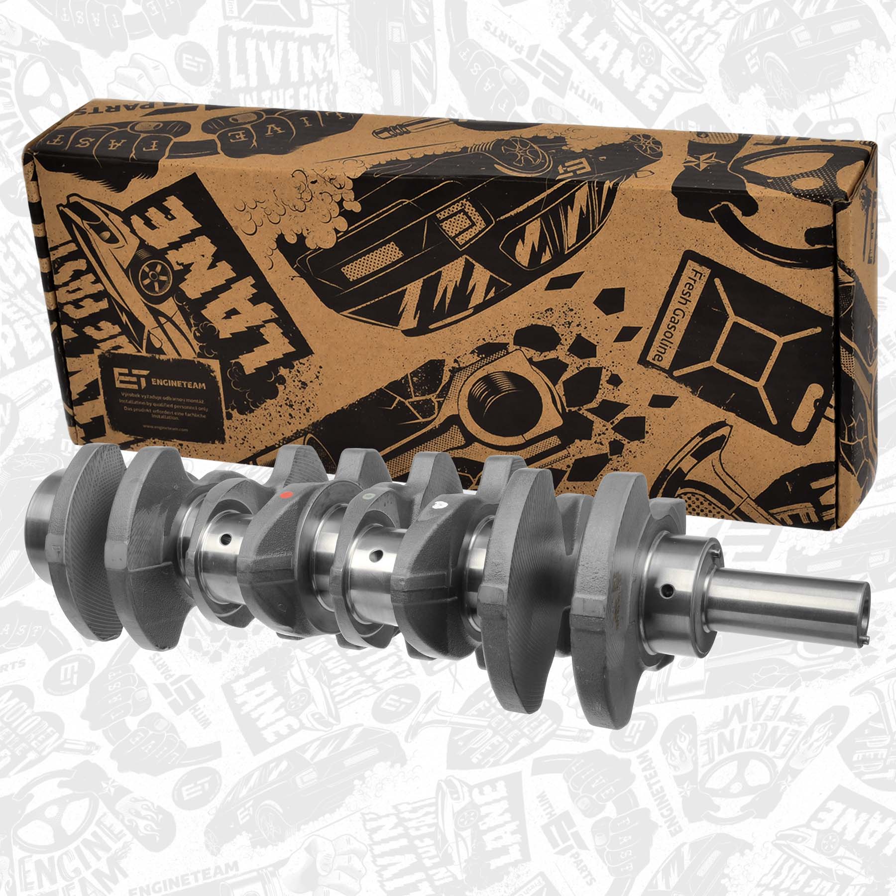 Crankshaft - HK0166 ET ENGINETEAM - 231104A010, 23110-4A000, 23110 ...