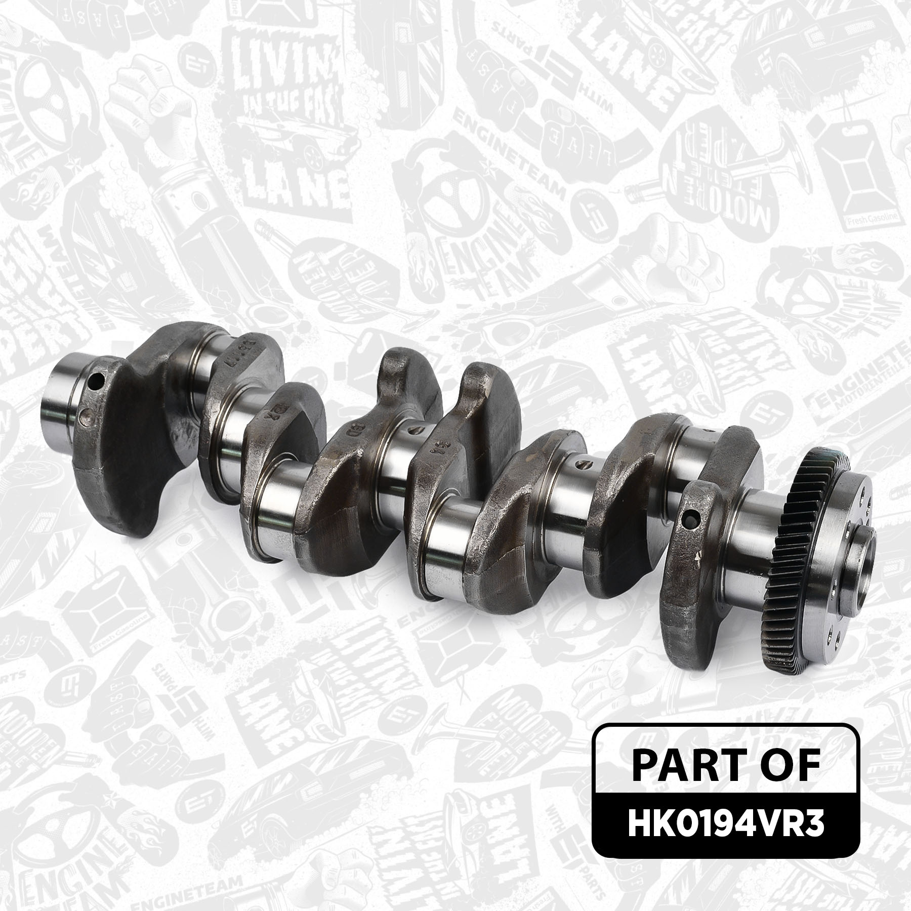 Crankshaft kit - HK0194VR3 ET ENGINETEAM - A6510302501, 6510302501 ...