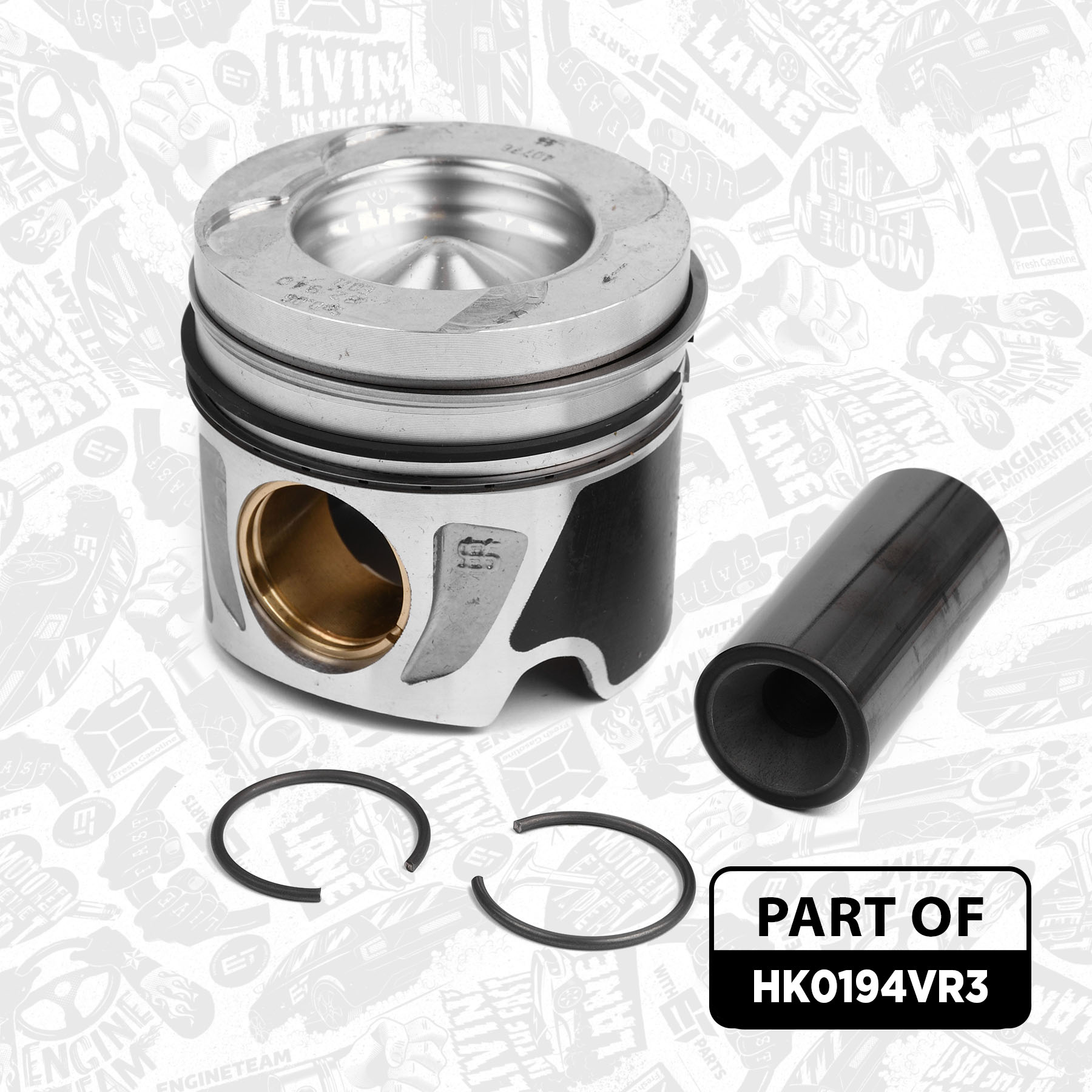 Crankshaft kit - HK0194VR3 ET ENGINETEAM - A6510302501, 6510302501 ...