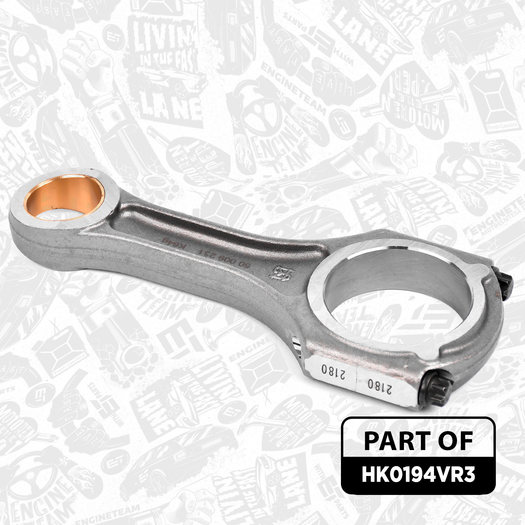 Crankshaft kit - HK0194VR3 ET ENGINETEAM - A6510302501, 6510302501 ...