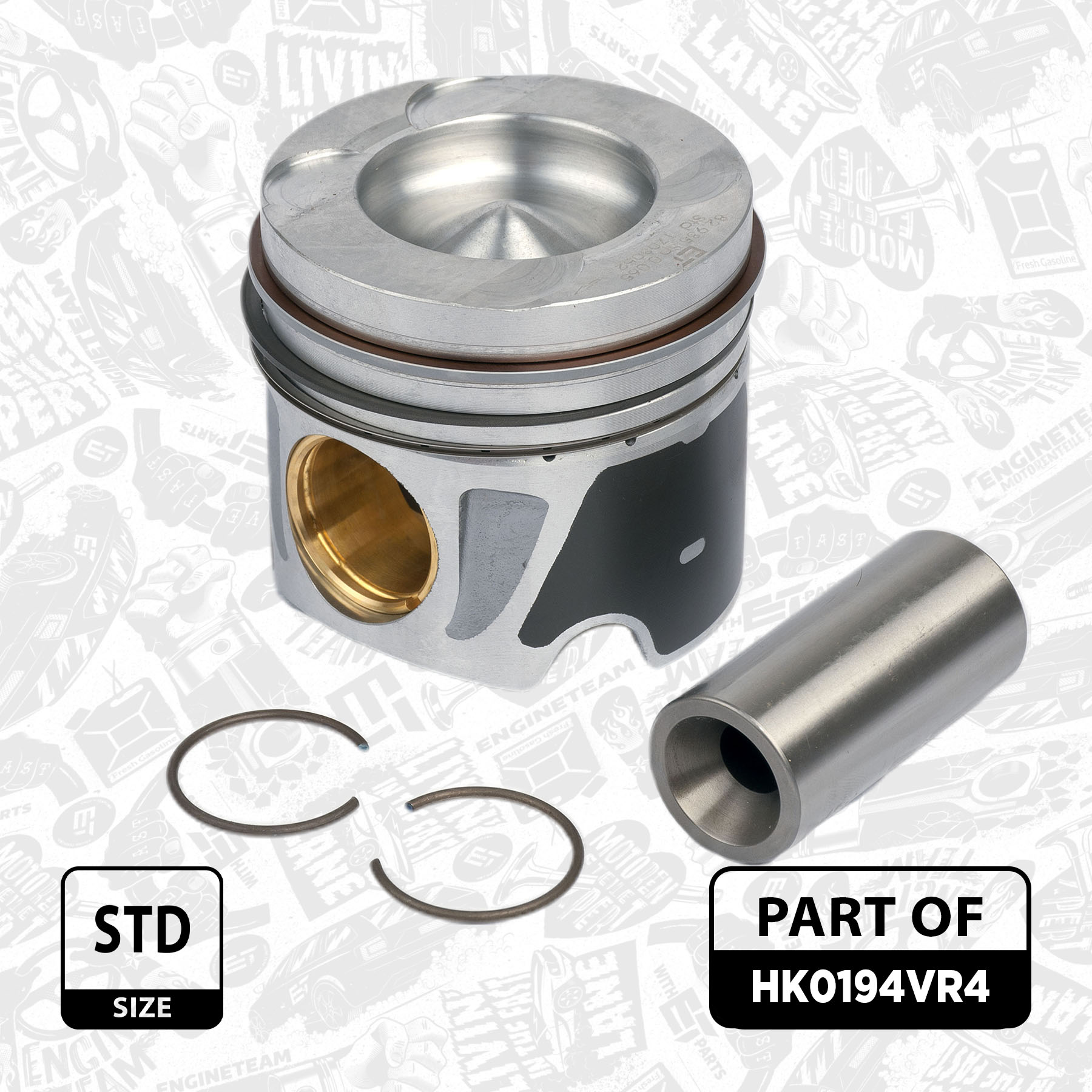 Crankshaft kit - HK0194VR4 ET ENGINETEAM - A6510302501, 6510302501 ...
